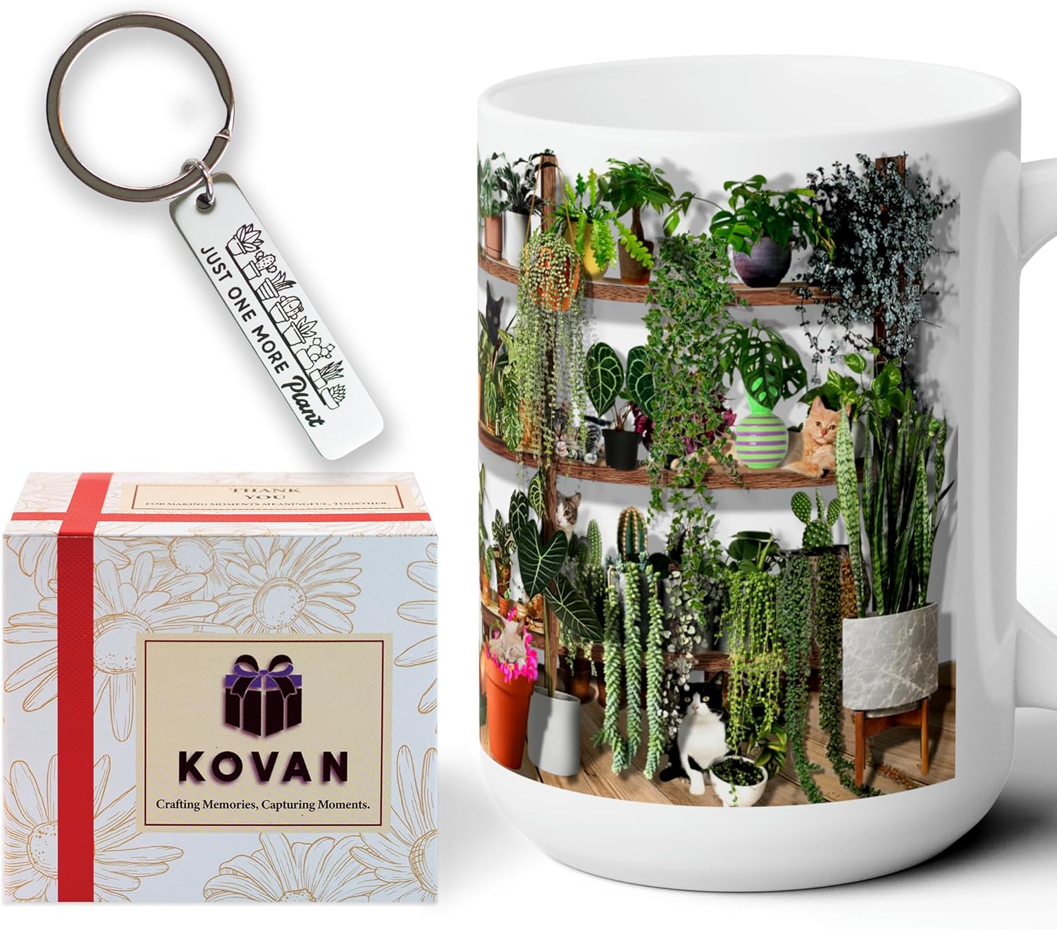 Amazon.com: Plant Shelf Coffee Mug Cat And Plant Mug Gardening Gifts ...