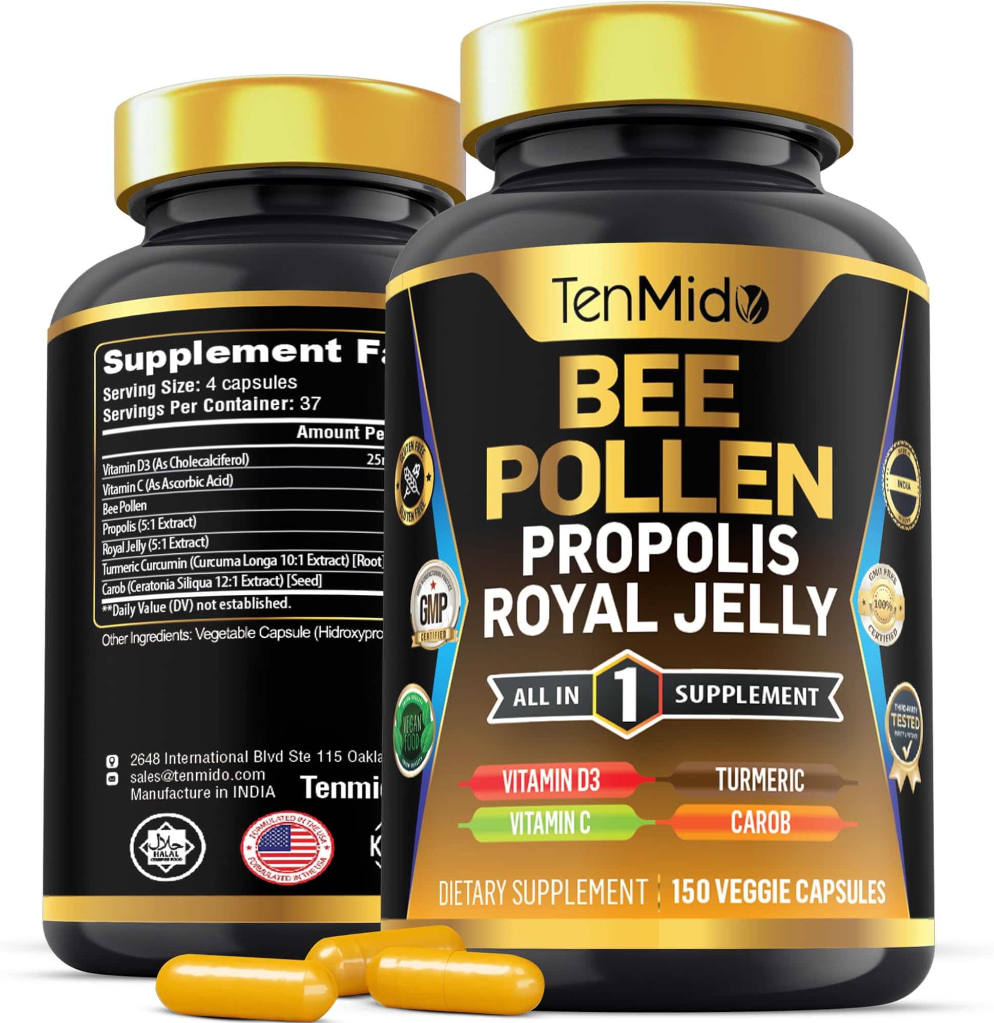 Amazon.com: Health Aid, Tang Royal Jelly 1000mg, 30 Softgel Capsules ...