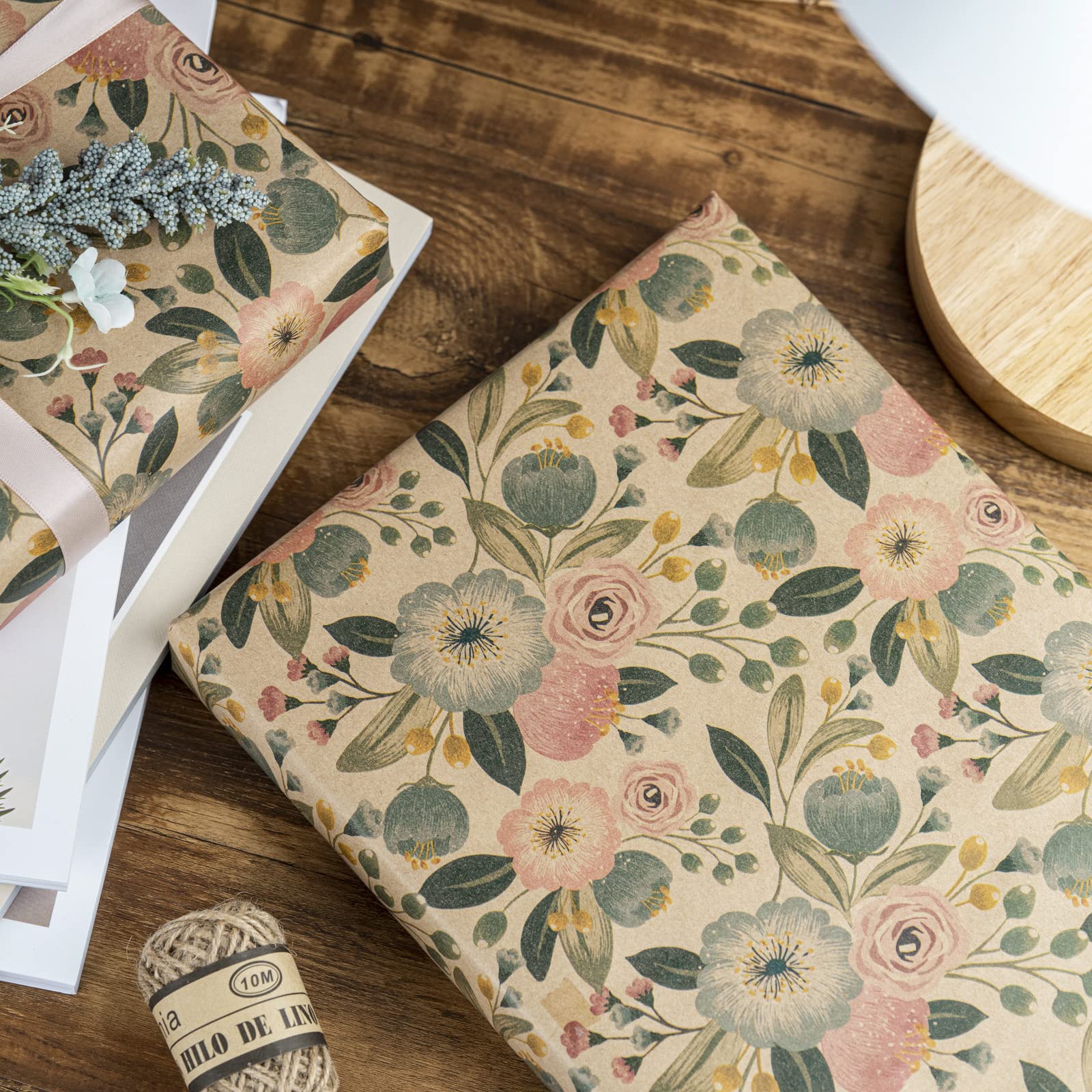 Snapklik.com : RUSPEPA Kraft Wrapping Paper Roll