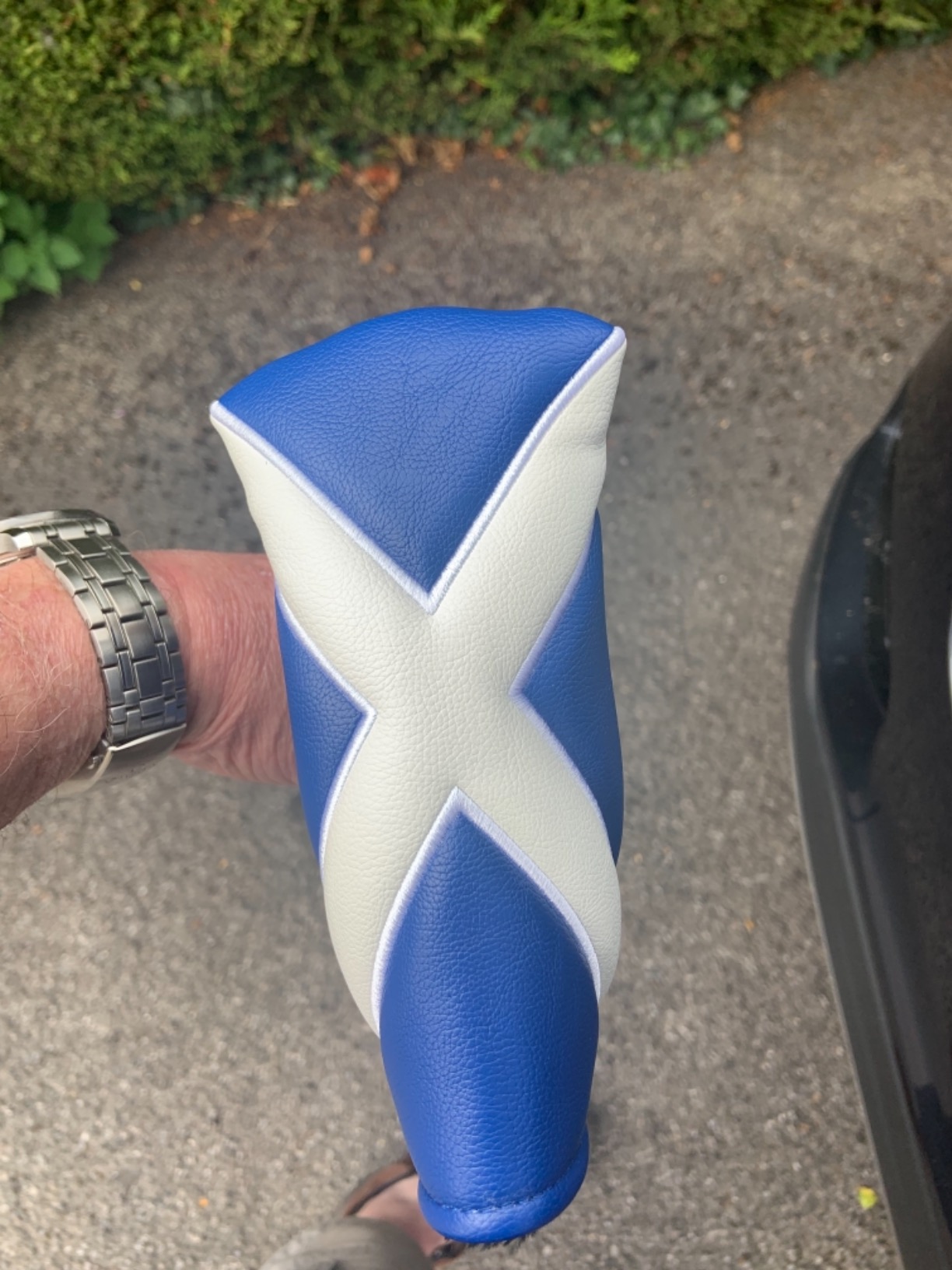 Asbri Golf Scotland Patriot Putter Cover, white : Amazon.co.uk: Sports ...