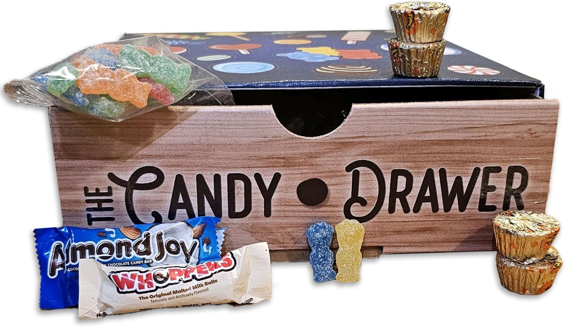 Amazon.com : The Candy Drawer Gift Box - Fun care package - 3 lbs of ...