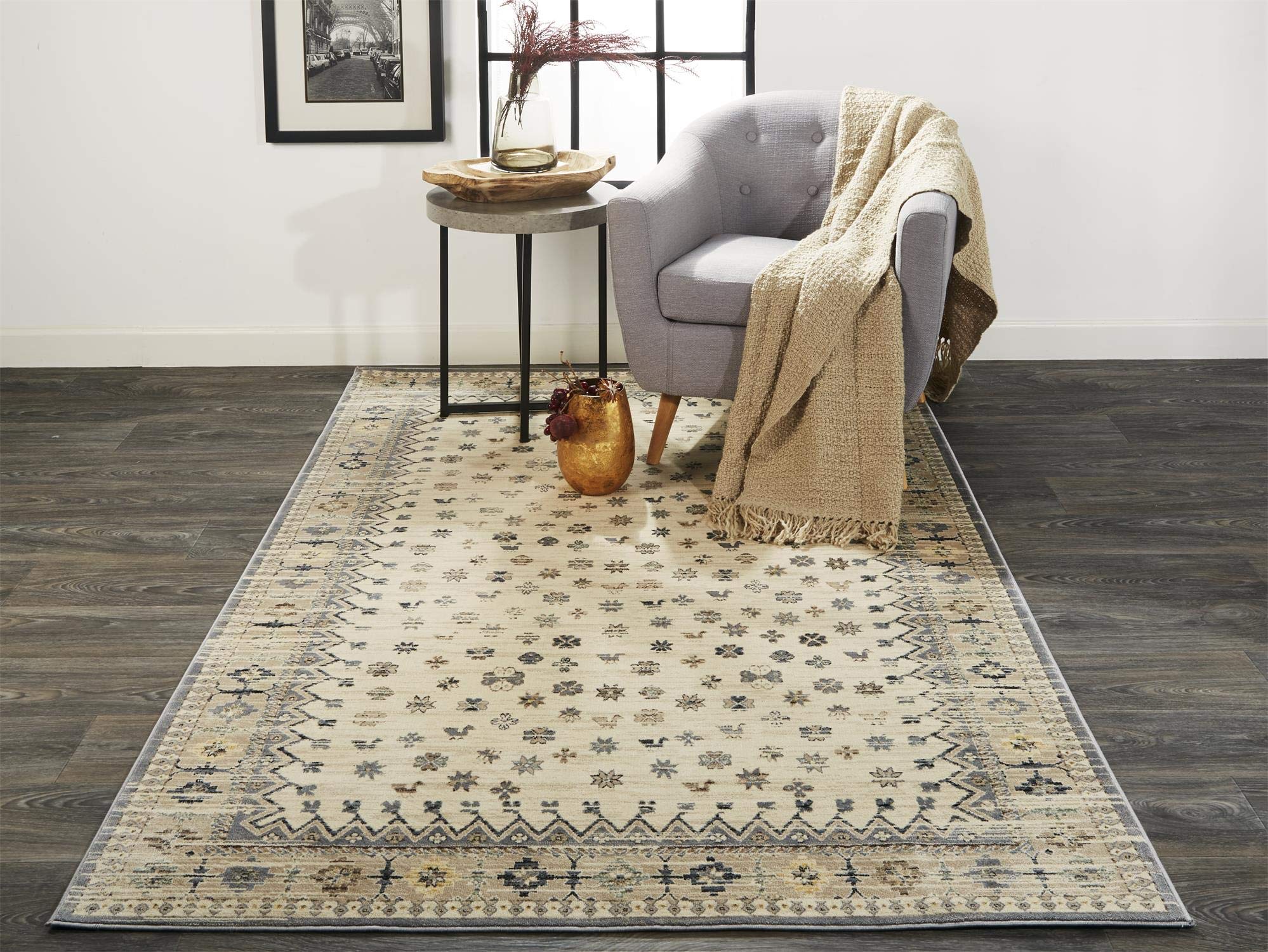 Feizy Rugs - Grayson Collection, Transitional Ornamental Area Rug ...