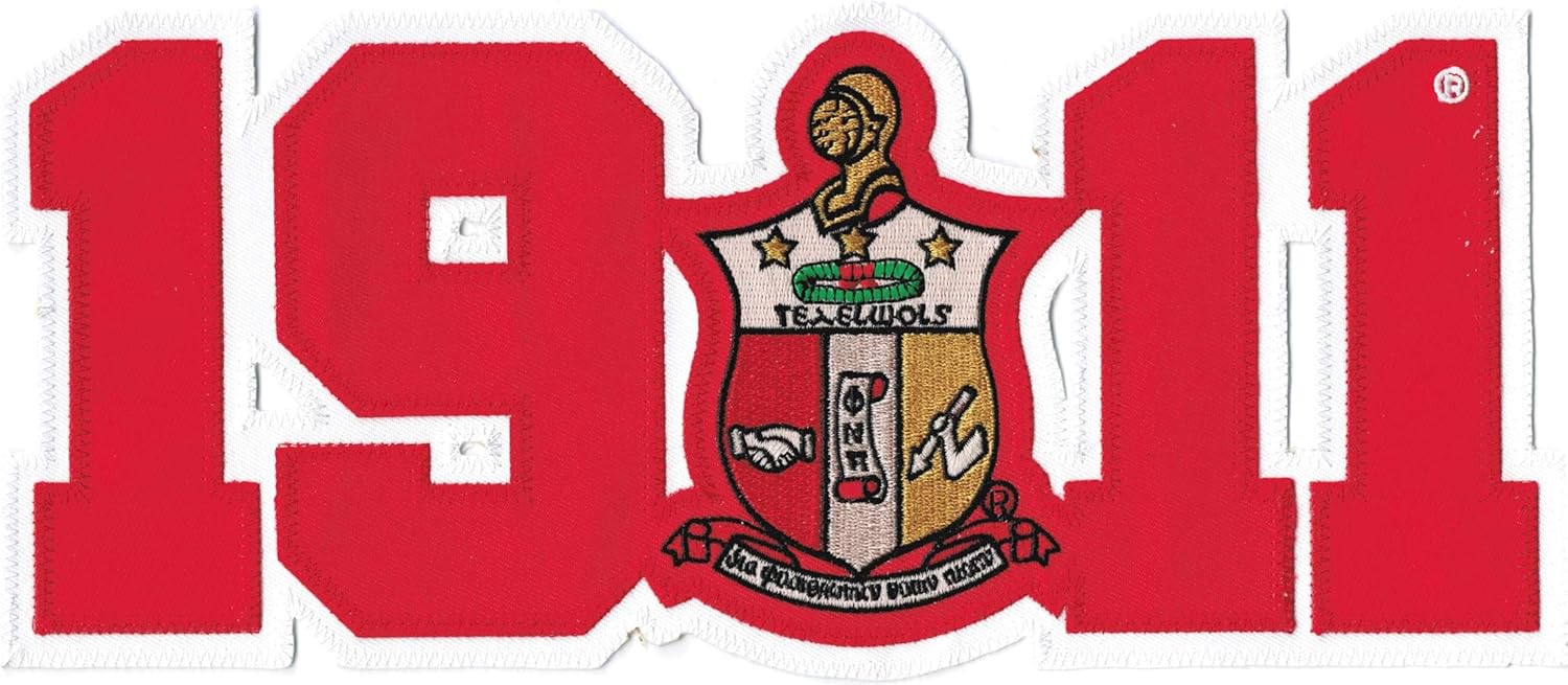 Amazon.com: Kappa Alpha Psi Shield 1911 Twill Iron-On Patch [White/Red ...