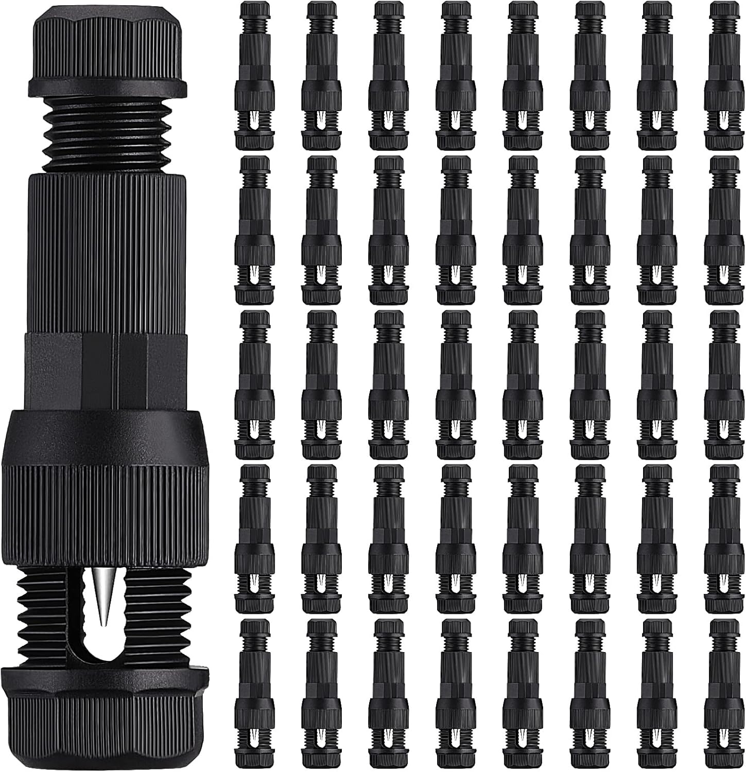 LEONLITE 40-Pack Low Voltage Wire Connectors, Fastlock Wire Connectors ...
