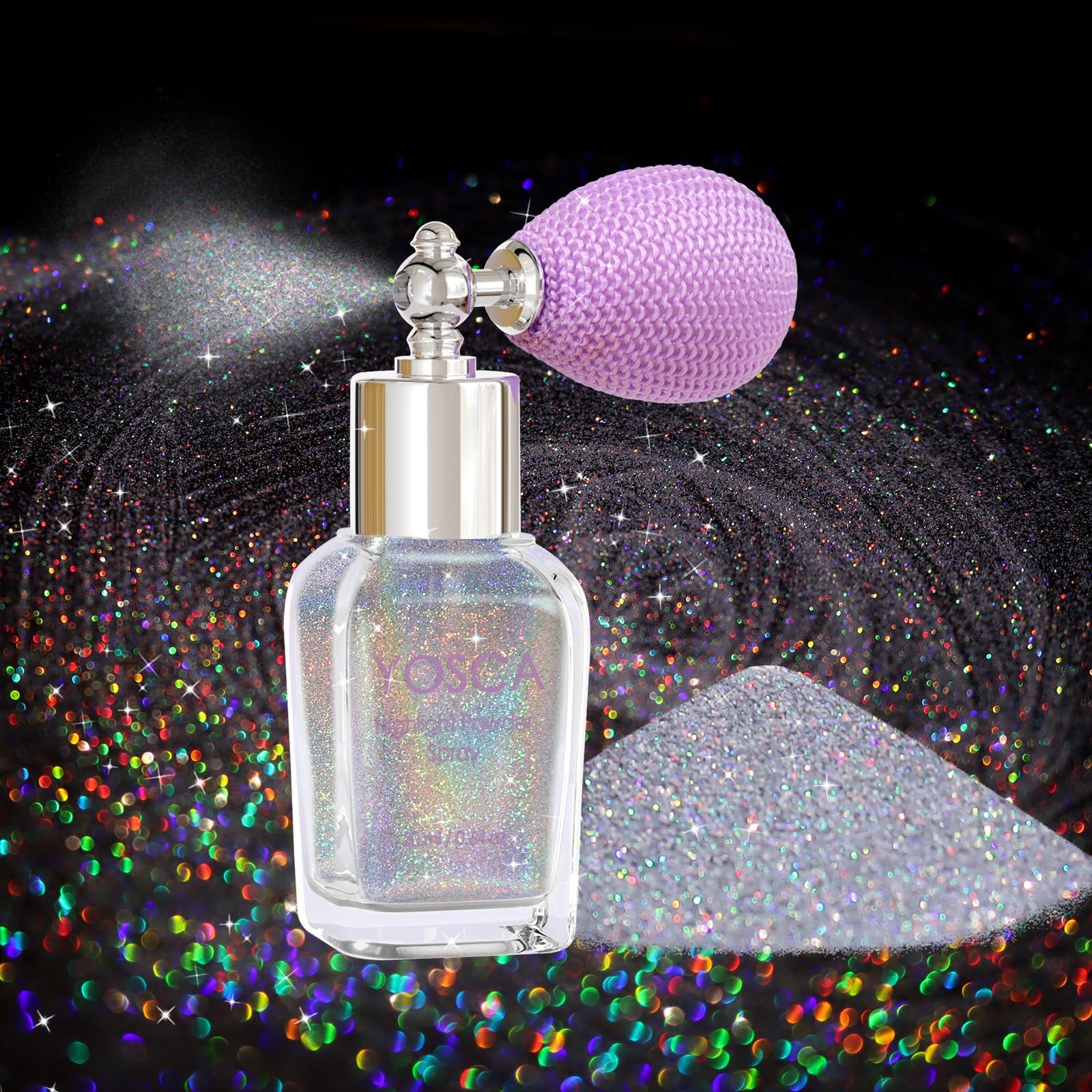 Amazon.com : Vintage Body Glitter Spray, Silver Glitter Spray for Hair ...