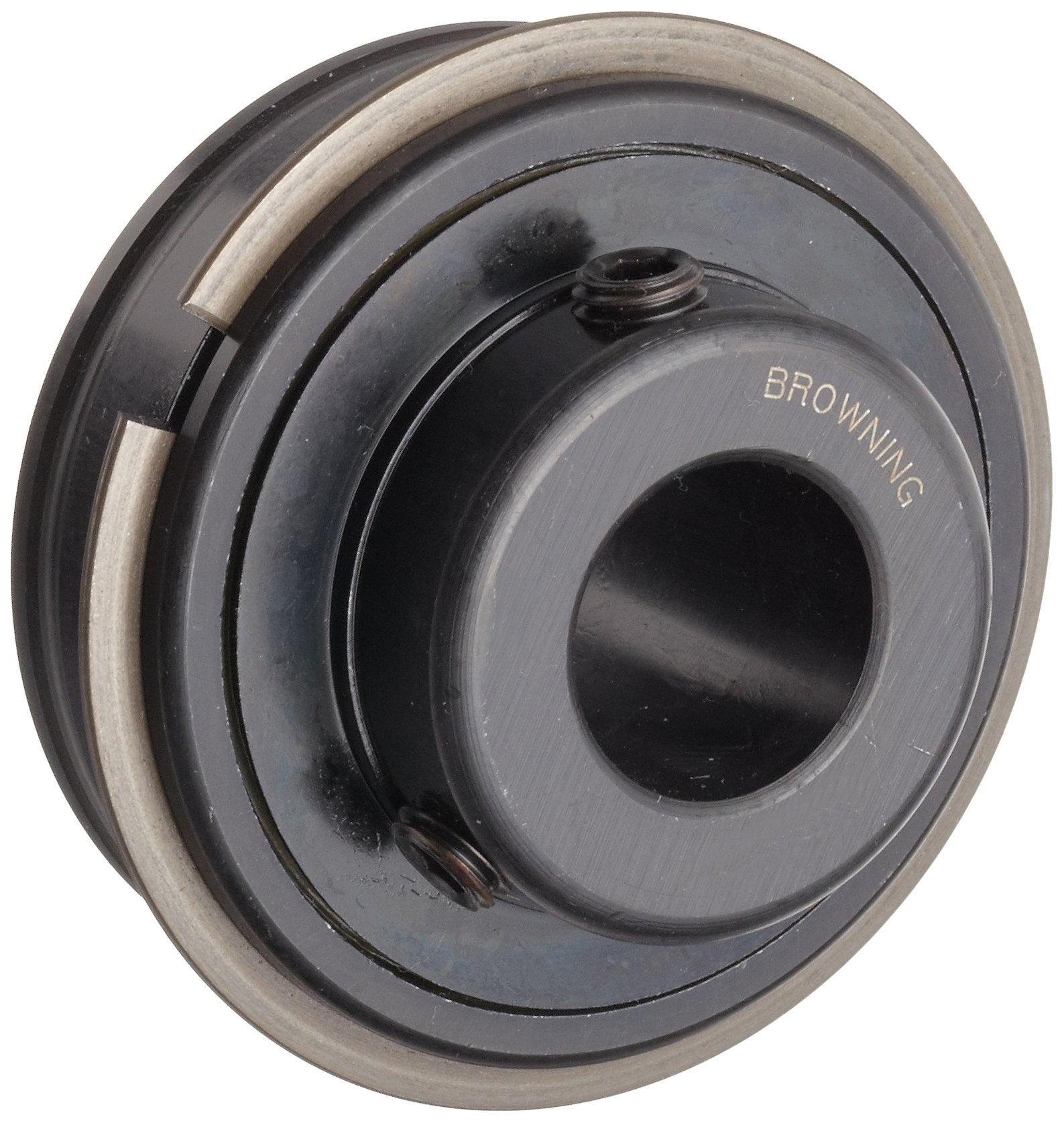 Browning VER-232 Wide Inner Ring Bearing, Double Sealed, Snap Ring ...