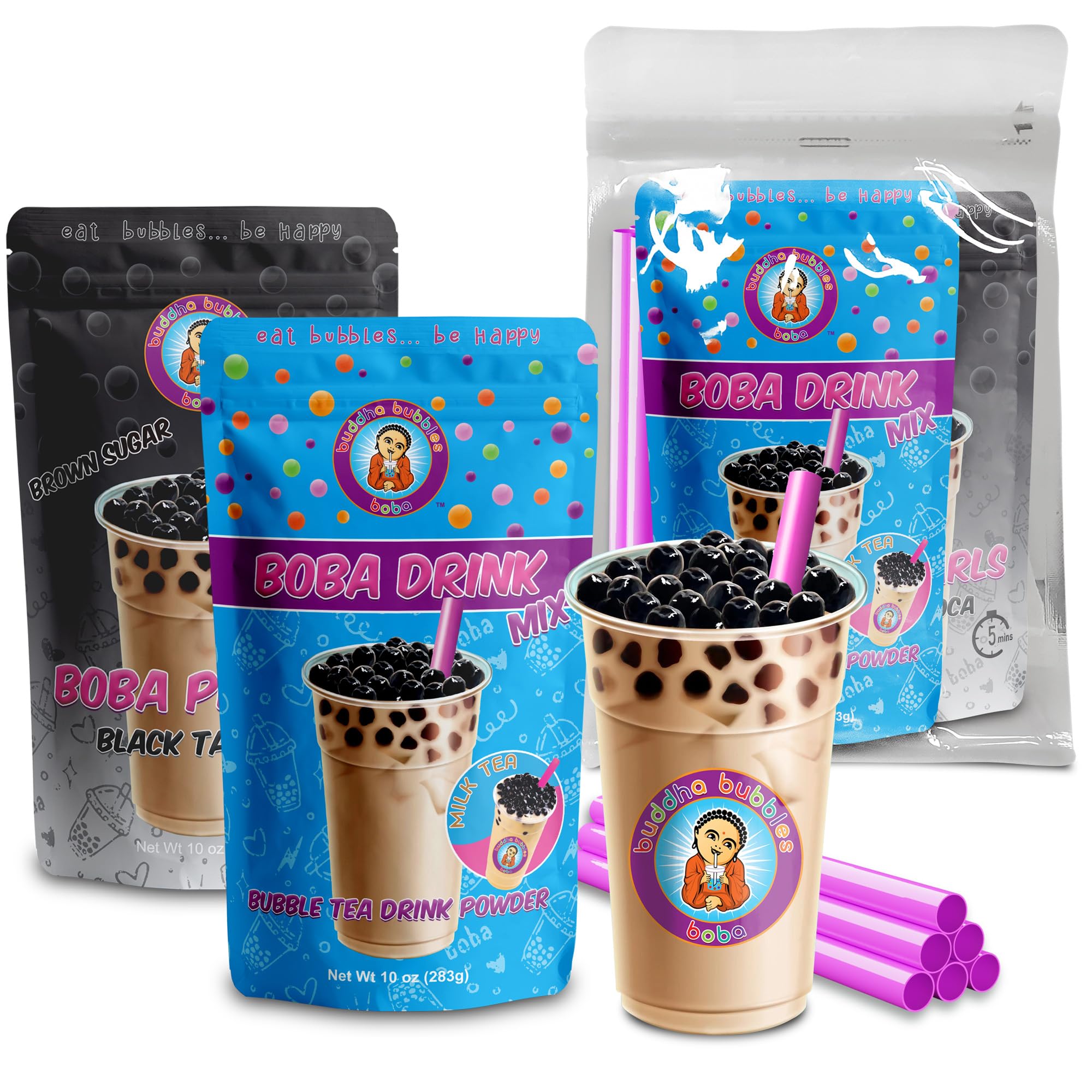 10 Drinks Royal Milk Boba Tea Kit Tea Powder Tapioca | Desertcart Australia