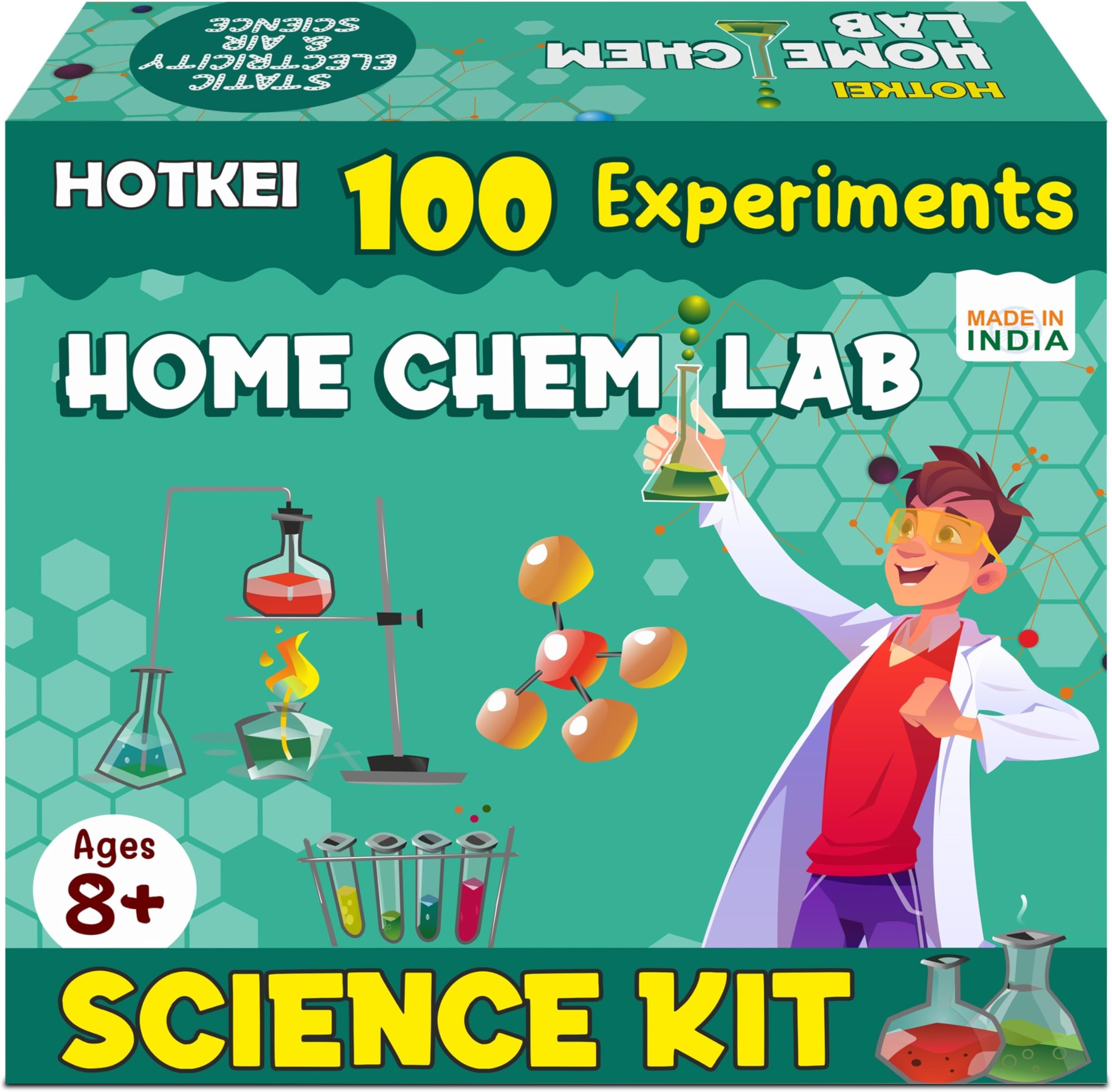 Buy HOTKEI Educational 100 Science Experiment Kit Games Gift Toys for ...