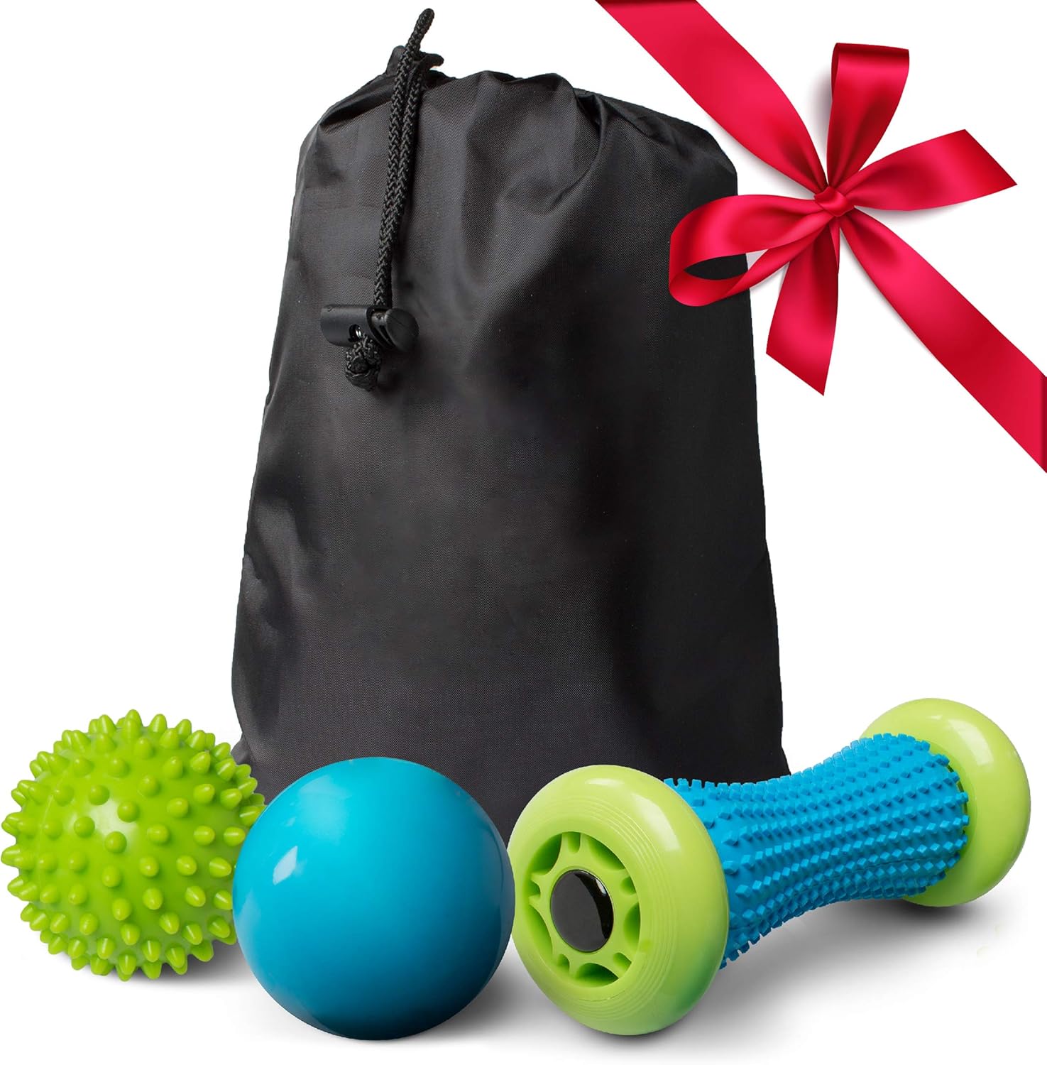 Amazon.com: Foot Massager and Massage Ball Set - 2 Back Massager ...