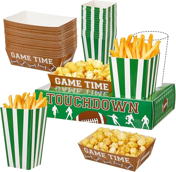 Amazon.com: AmazingSpark 108 Pcs/ 36 Sets Football Movie Night Snack ...