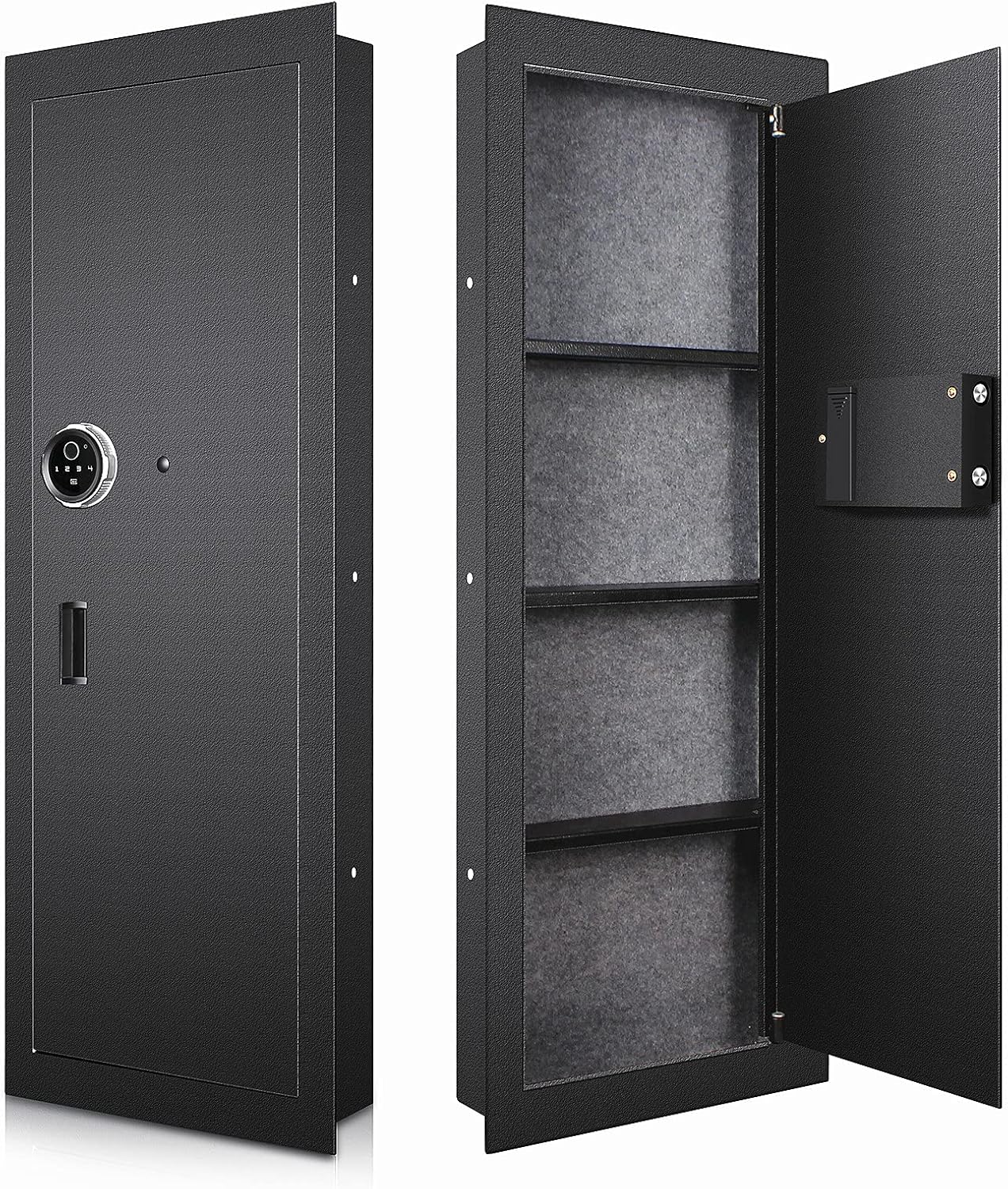 Amazon.com: Langger V Biometric Wall Safe, Hidden Fingerprint Security ...