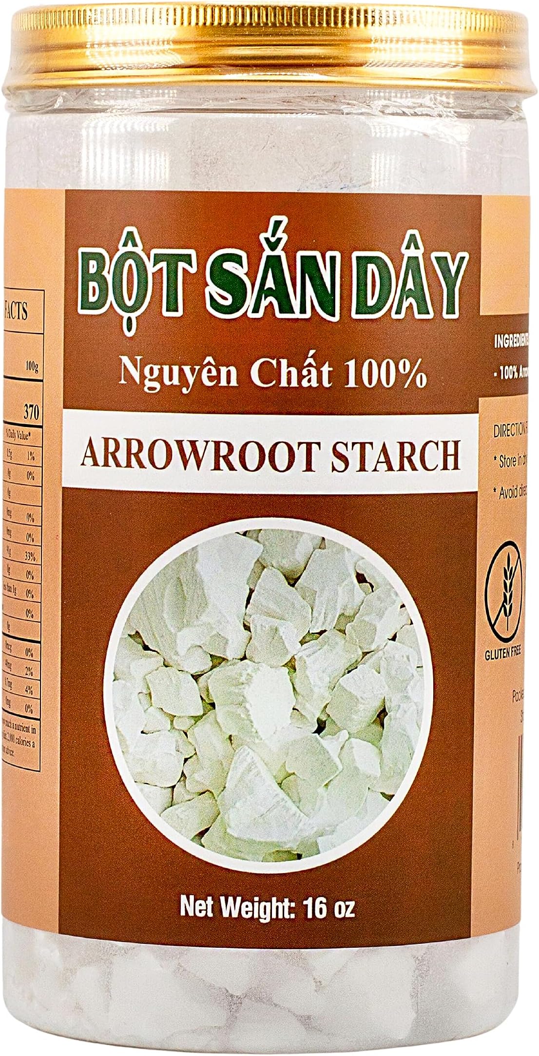 Amazon.com: Natural Arrowroot Powder -Premium Starch, Handmade Flour ...