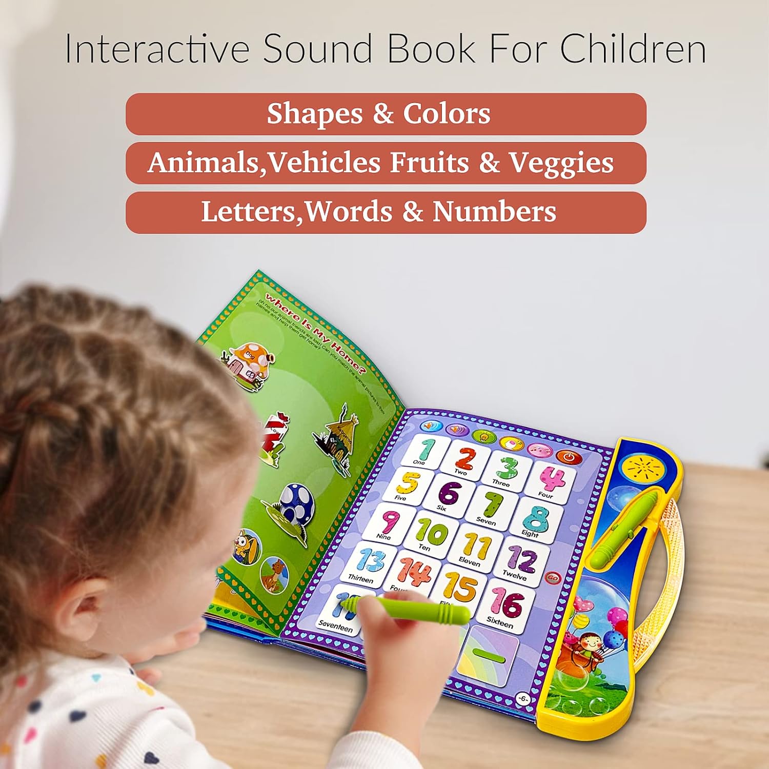 Libro de aprendizaje – Libro de sonido ABC, con 10 modos para aprender ...