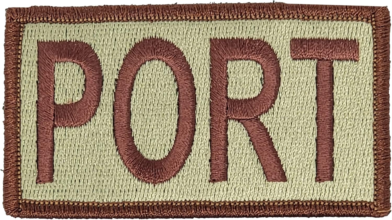 Amazon.com: Weaponz Online PORT Duty Identifier Tab/Patch : Clothing ...