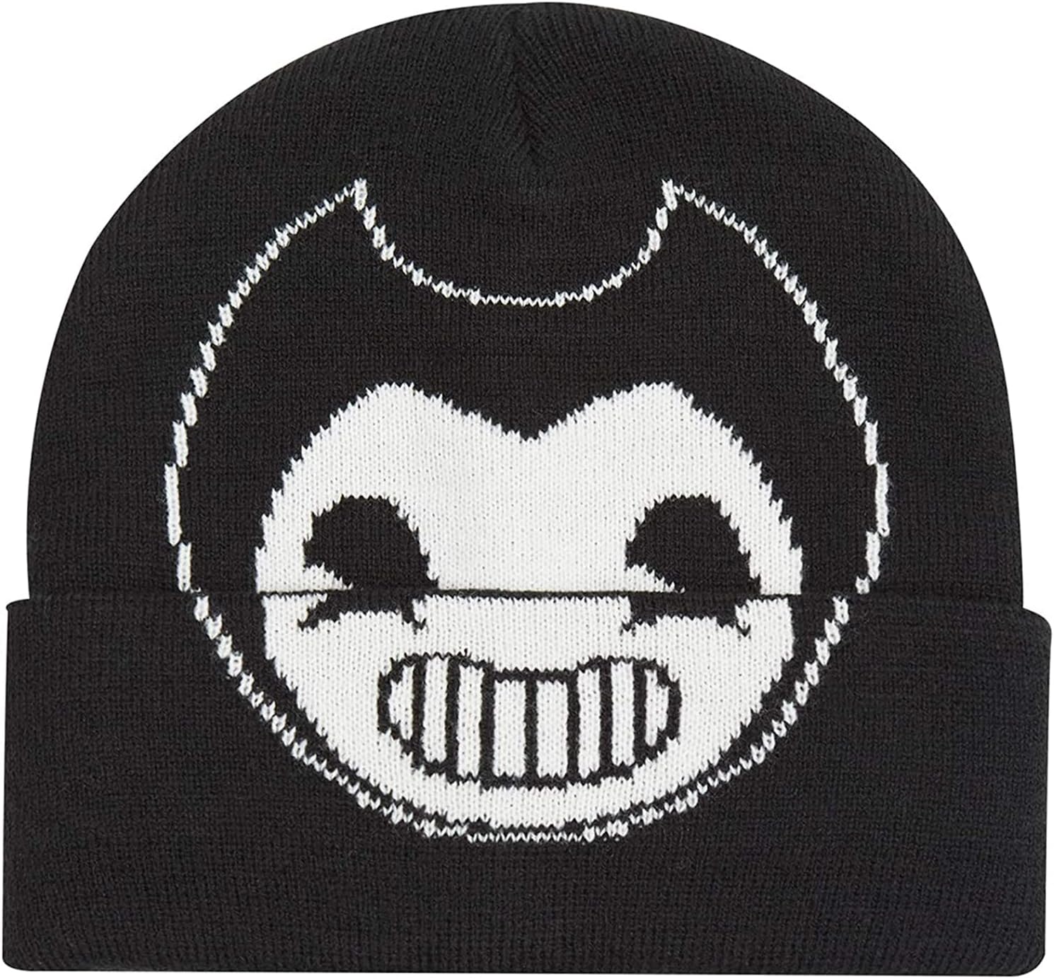 Amazon.com: Bendy and the Ink Machine Beanie - Black and White Bendy ...