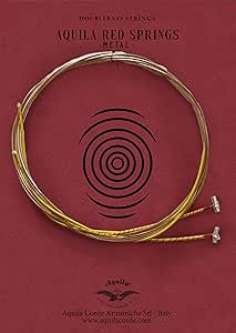 Amazon.com: Aquila Harmonic Strings DOUBLE BASS RED SPRINGS METAL G-D ...