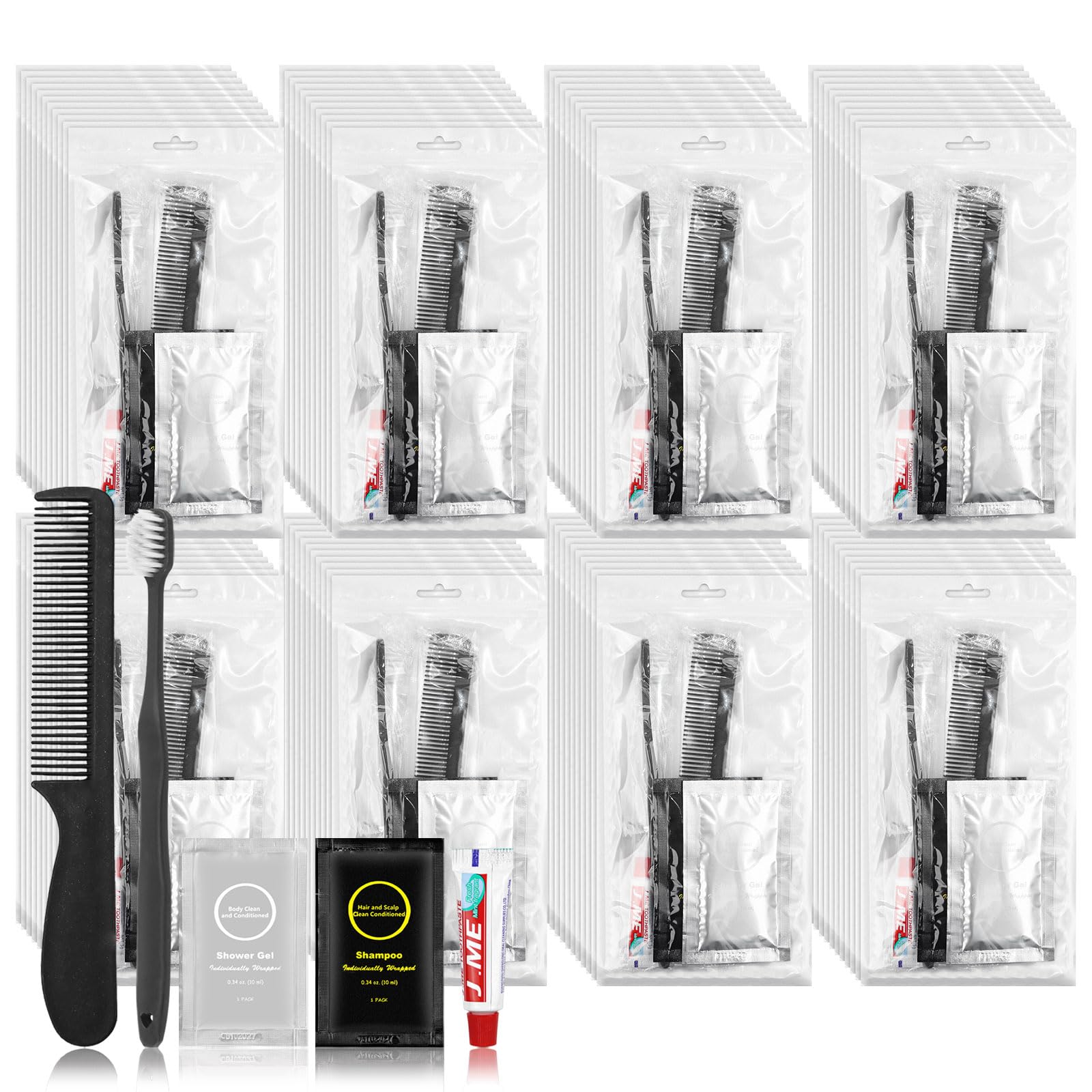 Amazon.com : Toiletry Kits Disposable Travel Size Homeless Personal ...