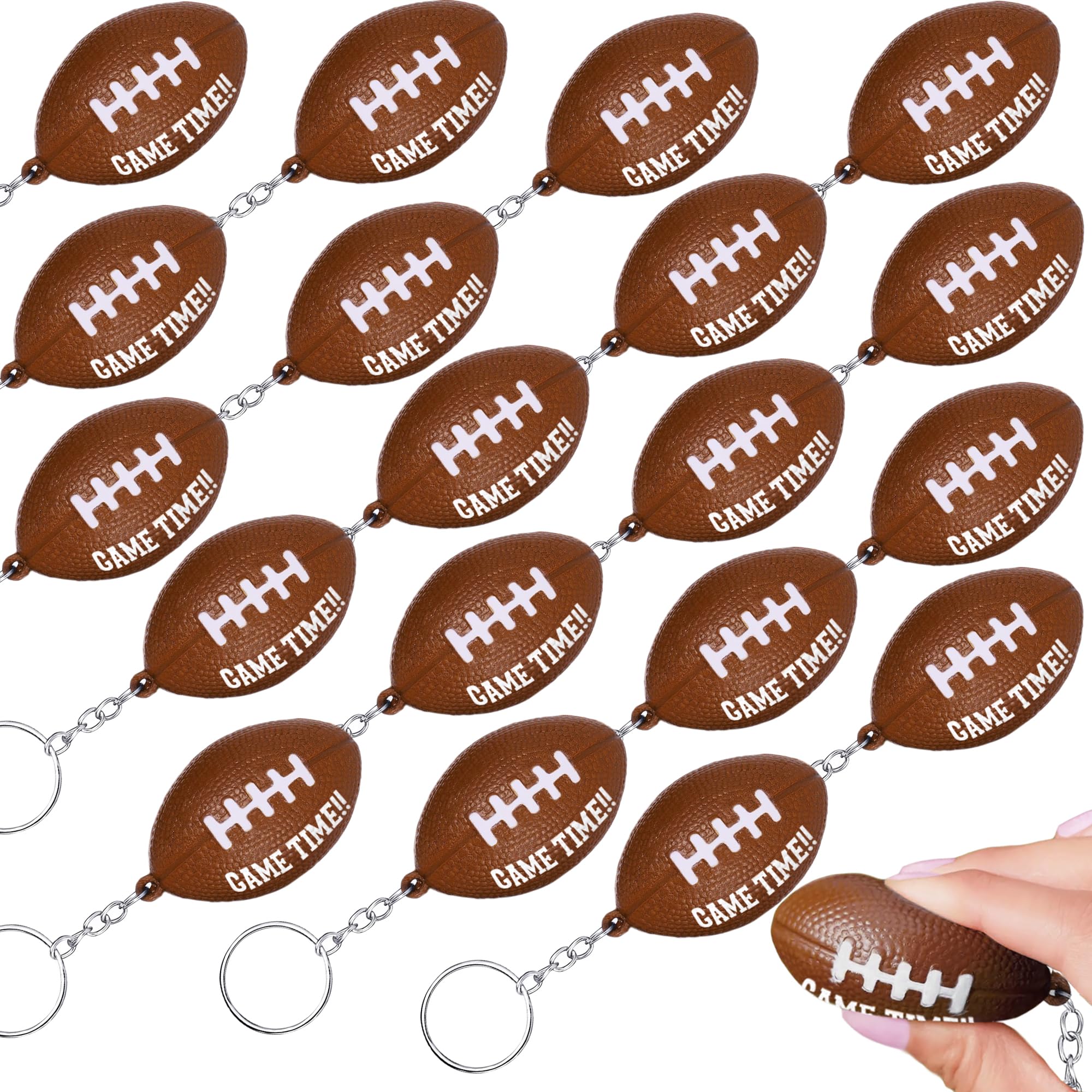 Amazon.com: BASHOUT Football Keychains Party Pack | 20 Pcs Football ...