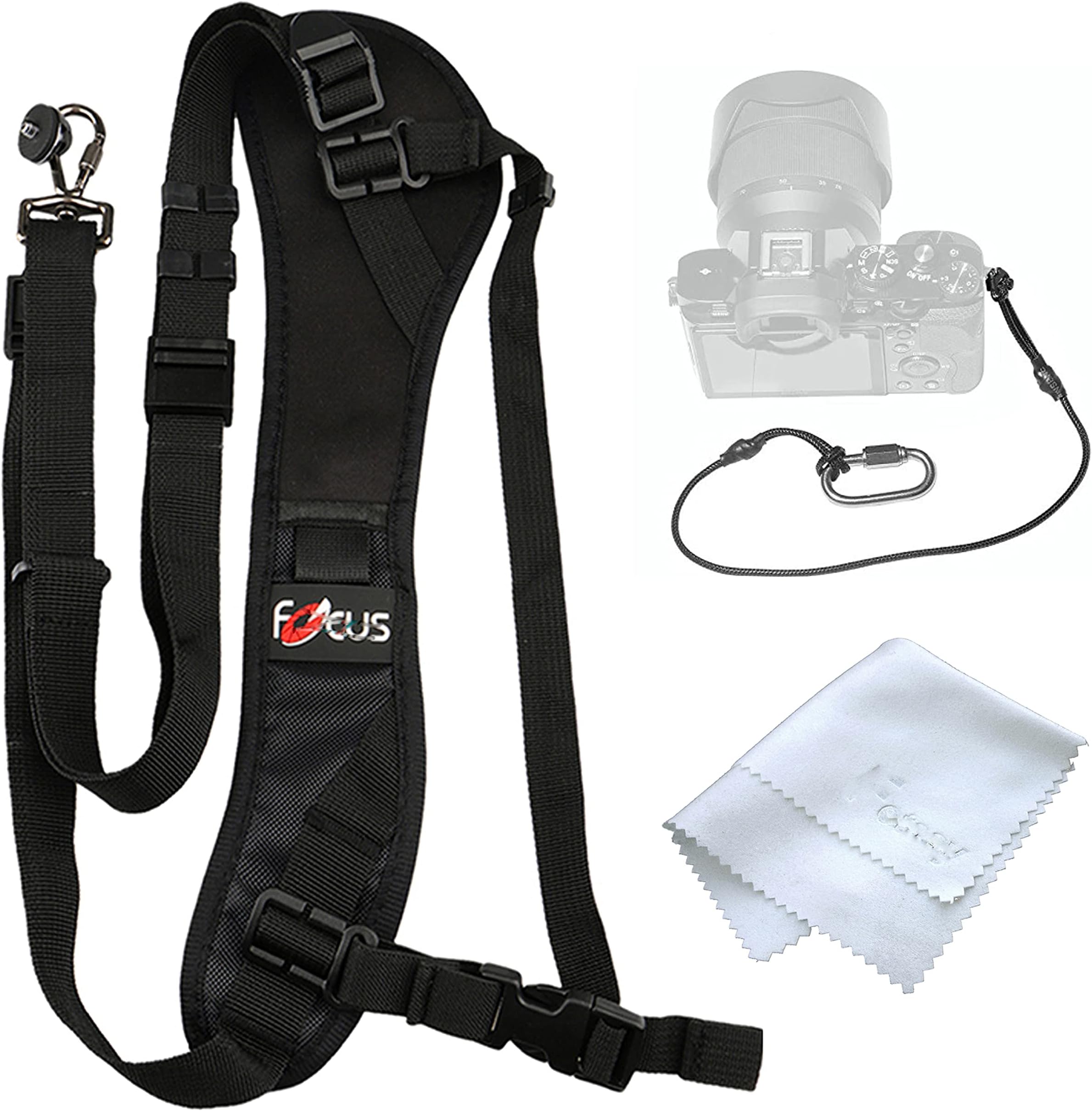 Amazon.com : Fotasy Ergonomic Design Camera Sling Strap, Adjustable ...