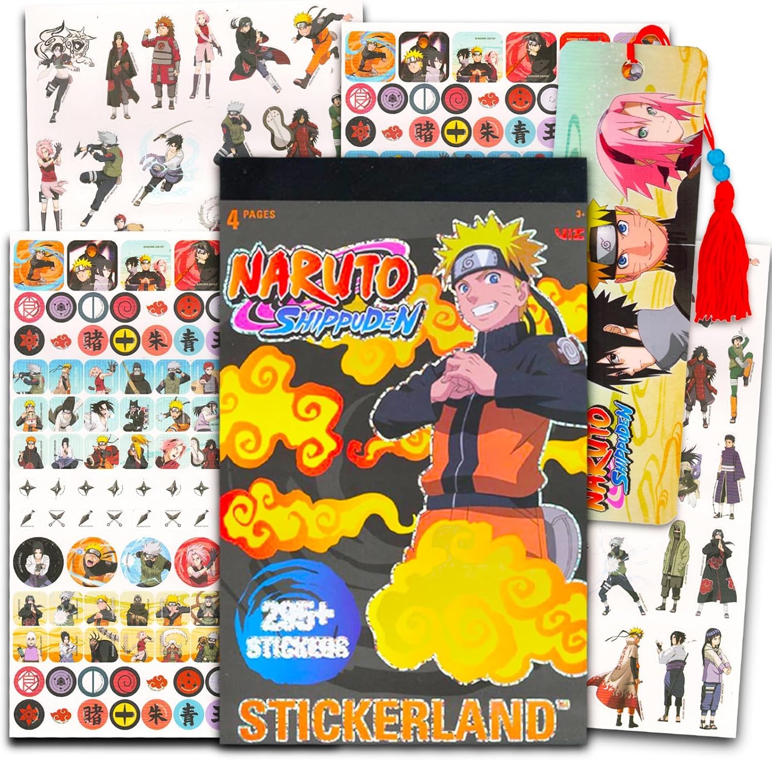 Amazon.com: Naruto Stickers Party Favors Bundle - 295+ Deluxe Naruto ...