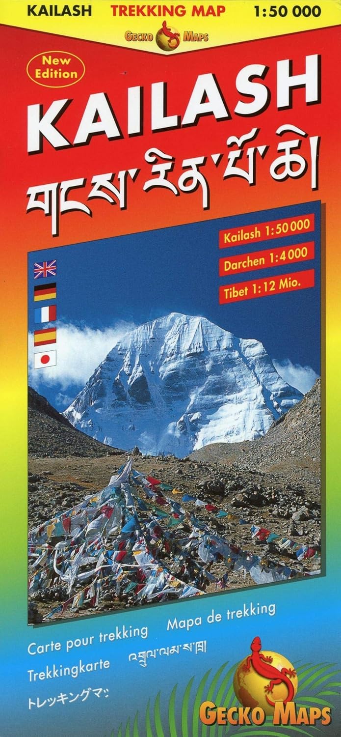 Kailash Trekking and Panoramic Map: Trekking Map Kailash 1:50000 ...