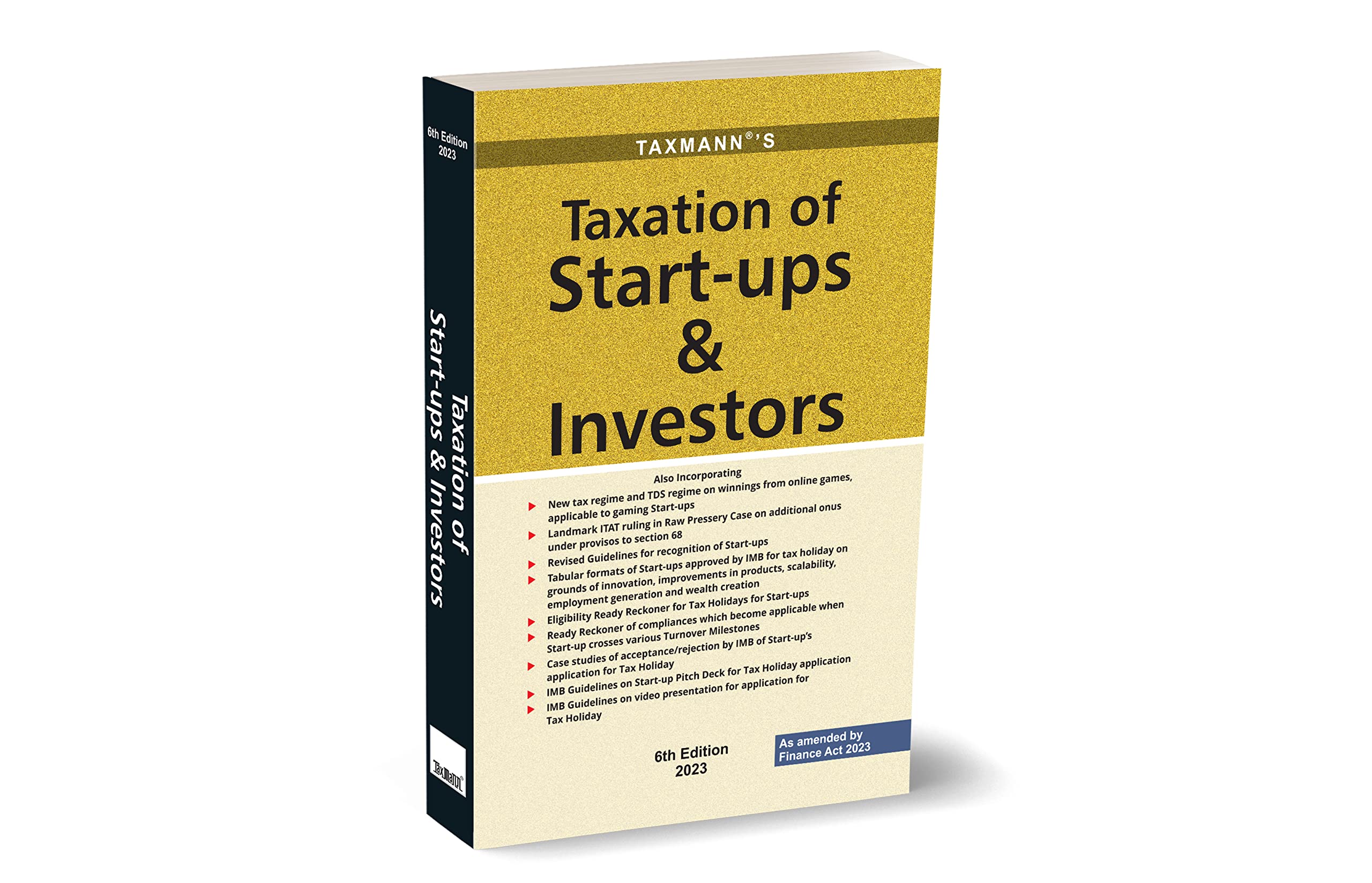 Buy Taxmann's Taxation of Start-ups & Investors – Focused analysis ...