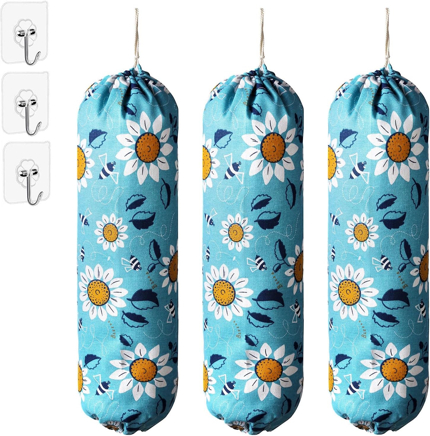 Amazon.com: Ettonsun 3Pcs Plastic Bag Holder,Reusable Grocery Bag ...