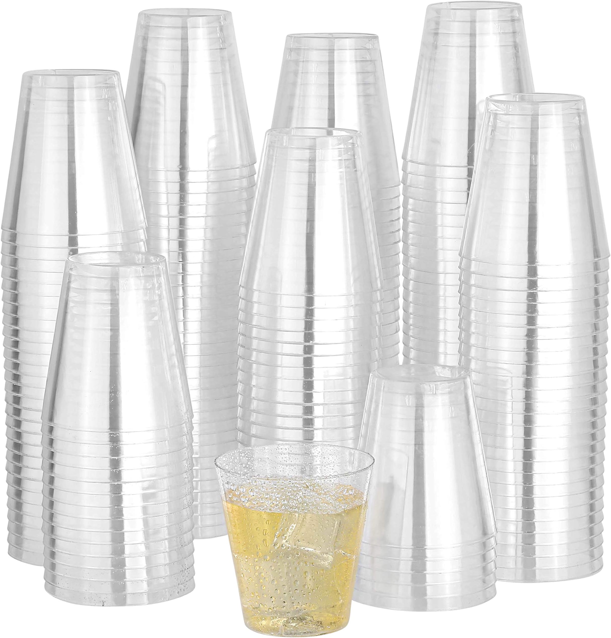 PARTY BARGAINS Lot de 200 verres à shot jetables en plastique rigide ...
