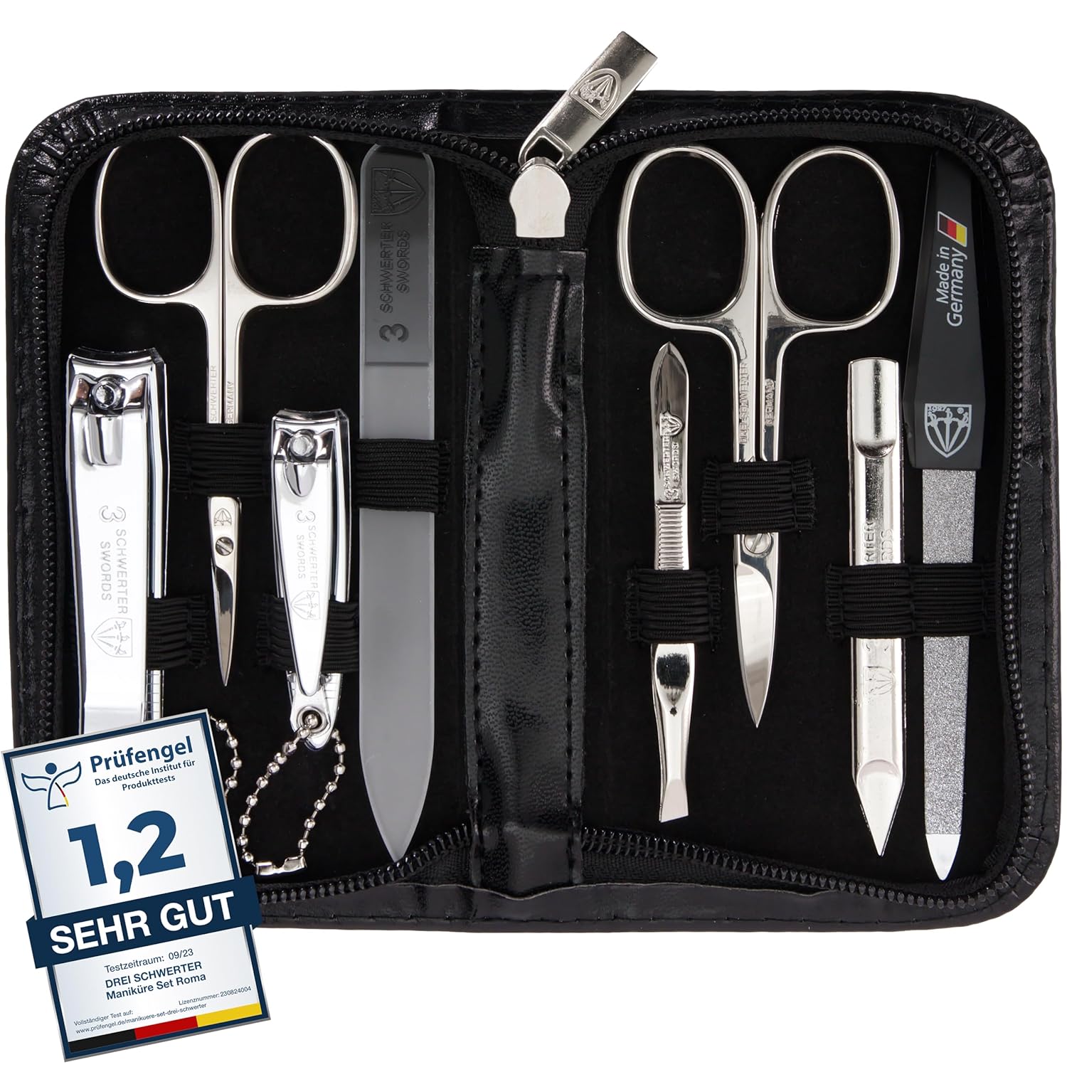 Amazon.com : 3 Swords Germany Solingen Manicure Pedicure Set Nail Care ...