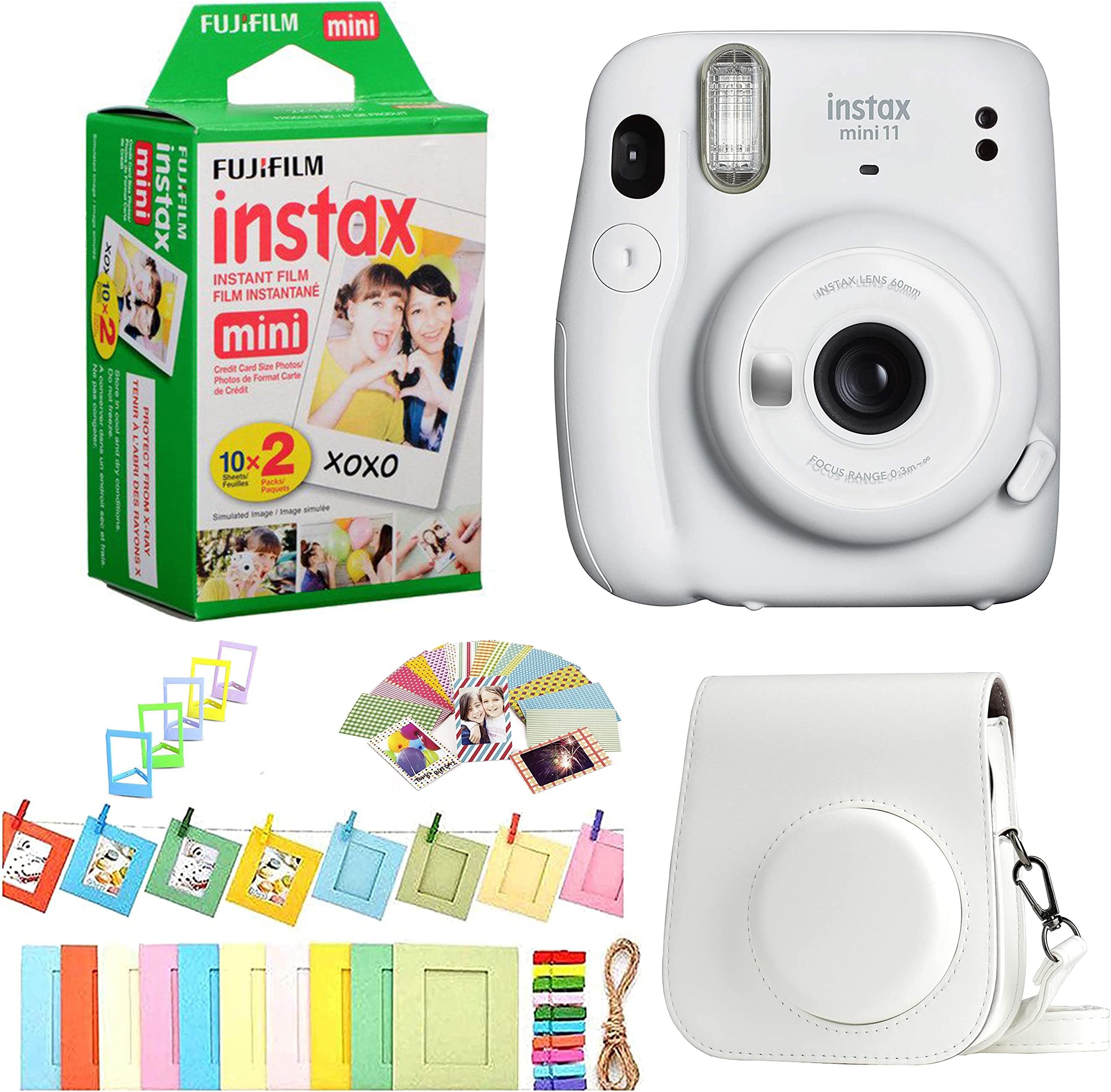 Amazon.com : Fujifilm Instax Mini 8 Instant Film Camera (White) with ...