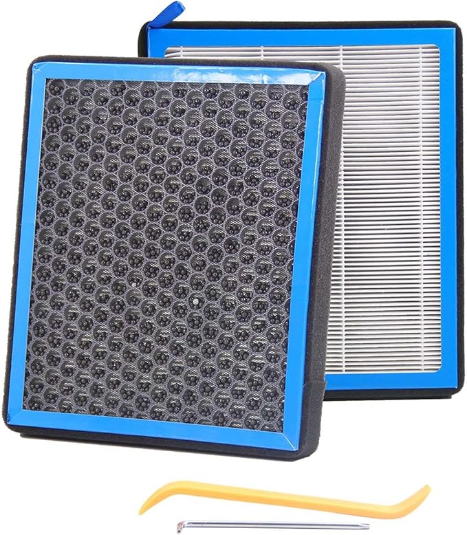Amazon.com: Highfil CF11966 HEPA Cabin Air Filter Compatible with Chevy ...