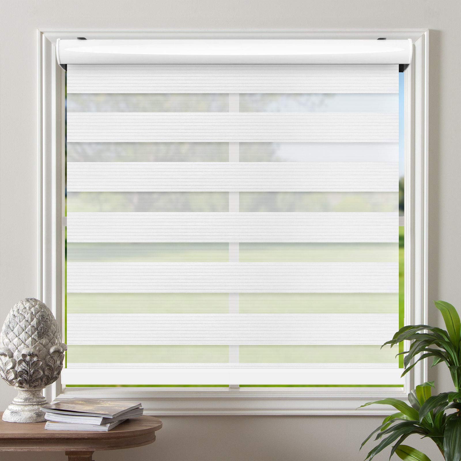 Buy Biltek Cordless Zebra Window Blinds With Modern Design Roller