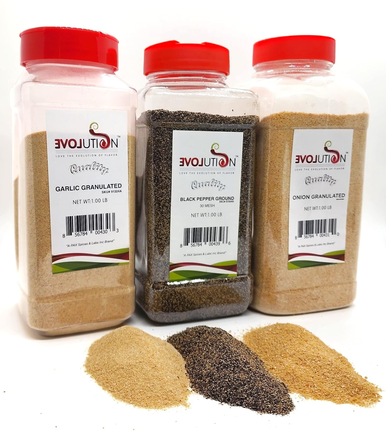 Amazon.com : Ground Black Pepper -1Lb, Granulated GARLIC -1Lb ...