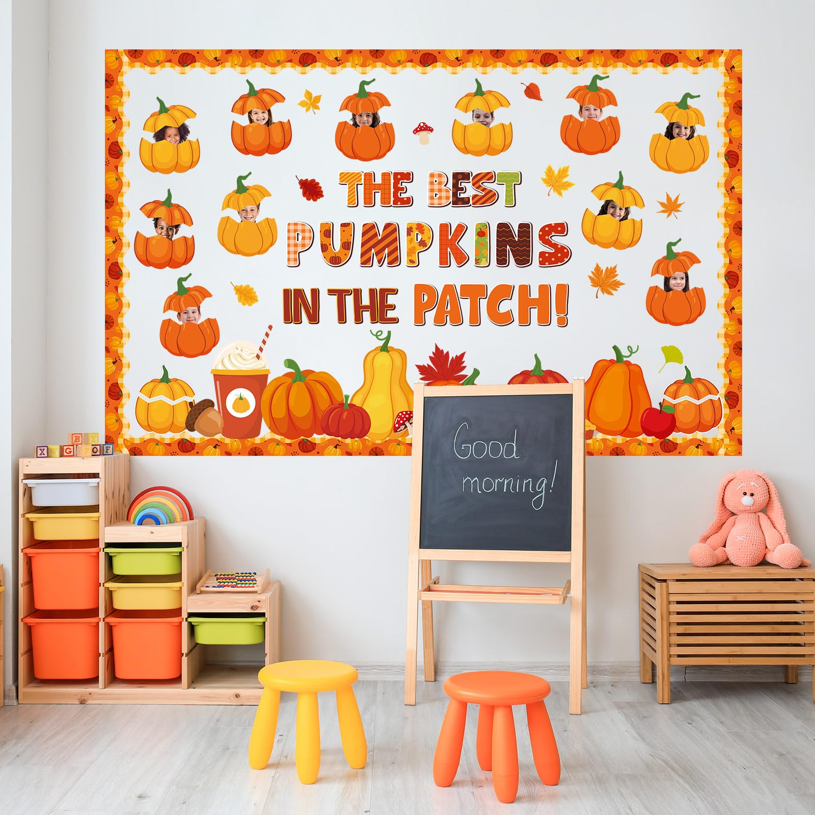 Snapklik.com : Fall Pumpkin Bulletin Board Classroom Decorations Autumn ...