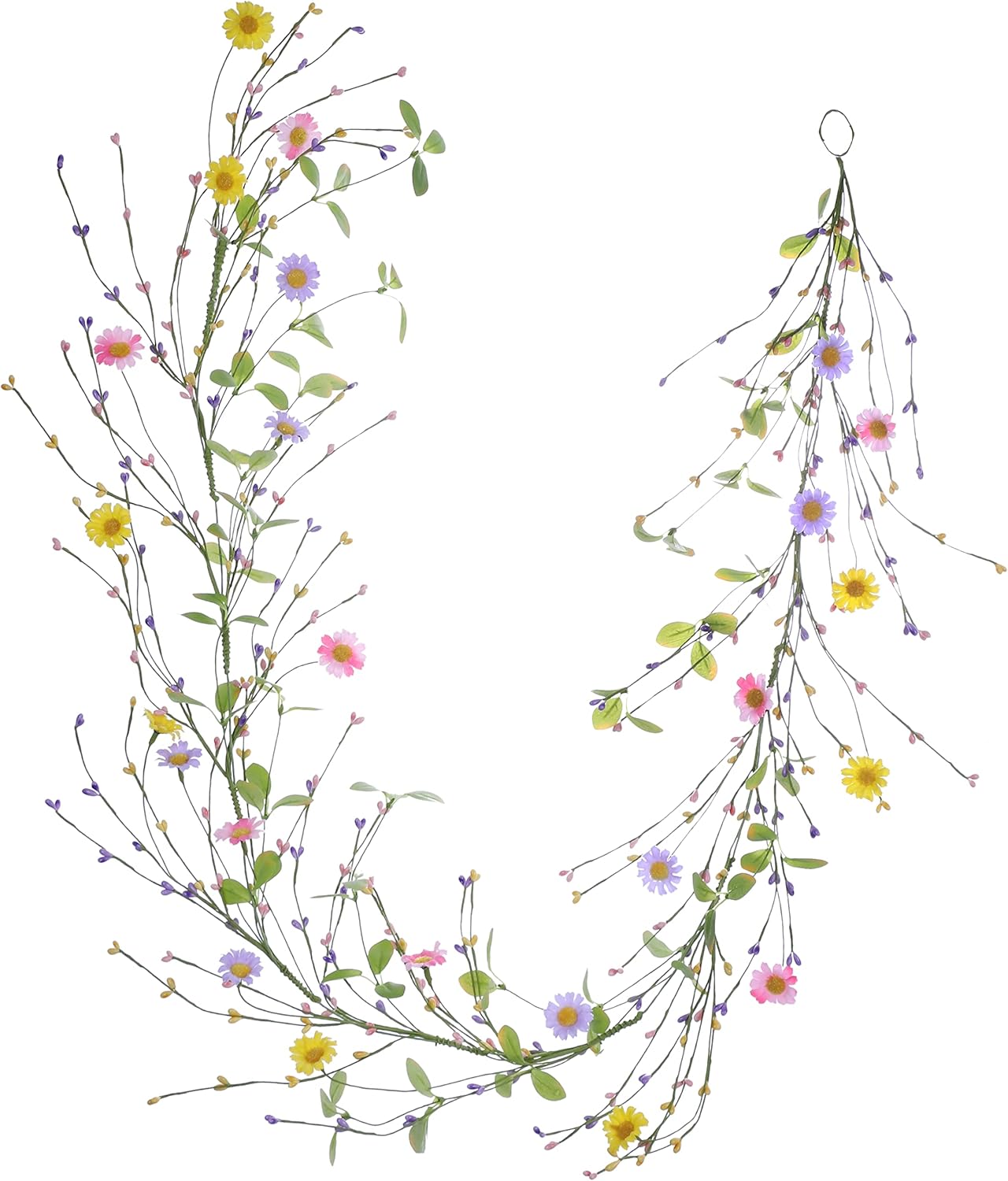 Amazon.com: LLZLL Spring Daisy Garlands - 5FT/60IN Long, Multi Color, U ...