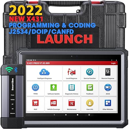 Amazon.com: LAUNCH X431 PRO 5 Scan Tool: 2022 J2534 Reprogramming Tool ...