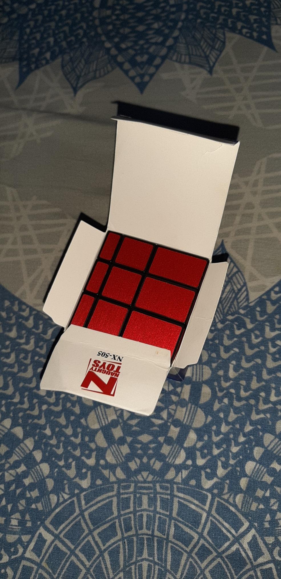 D ETERNAL Red Mirror 3x3x3 Speed Magic Mirror Puzzle Cube : Amazon.in ...