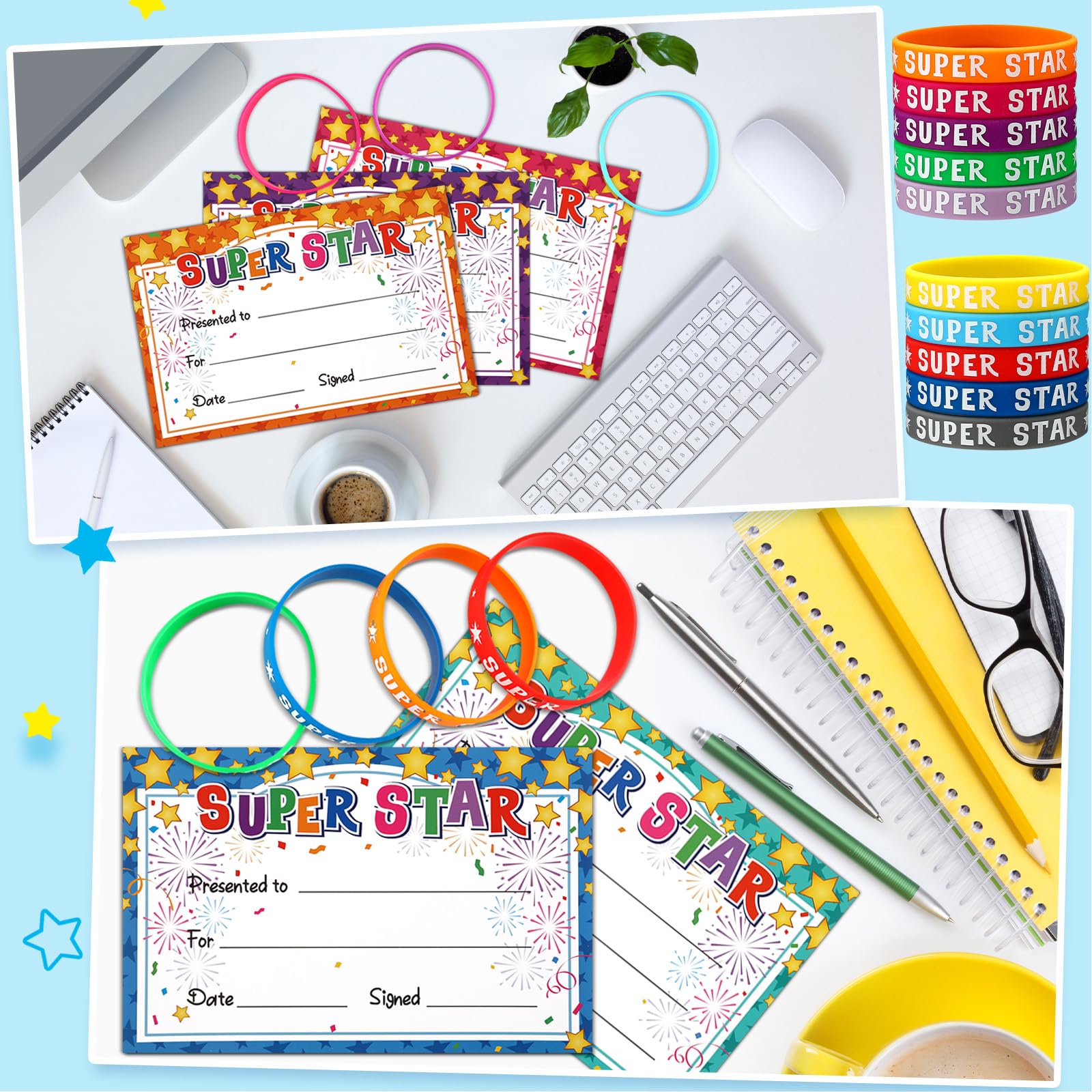 Snapklik.com : Eaasty 60 Pcs Marquee Youre A Star Student Certificates ...