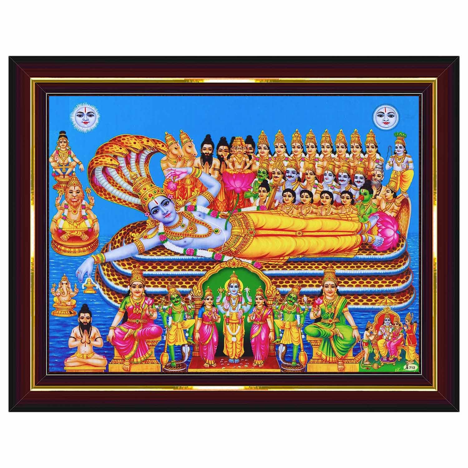 Pavan Photo Laminations Lord Anantha Padmanabha Swamy Padmanabhaswamy ...