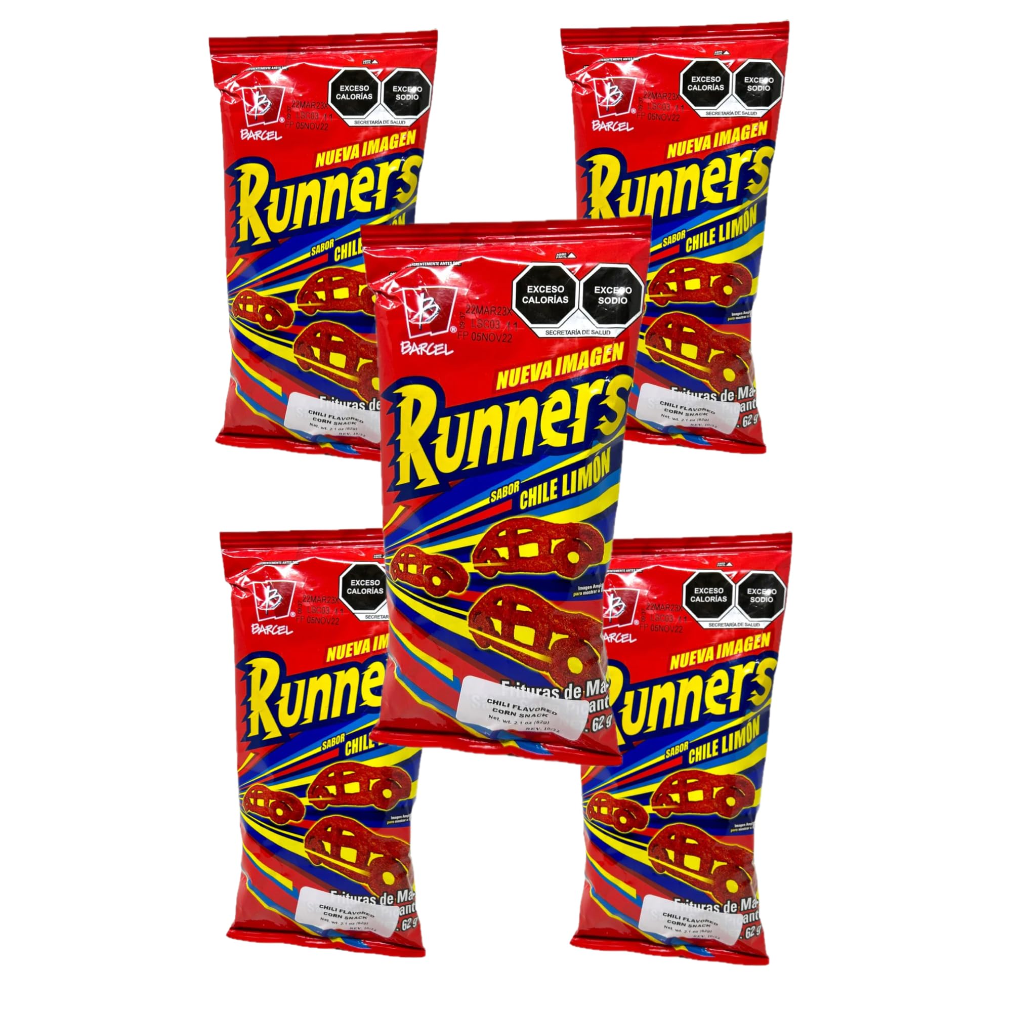 Amazon.com: Frituras Runners Chips mexicanos 2.05 oz (paquete de 5 ...