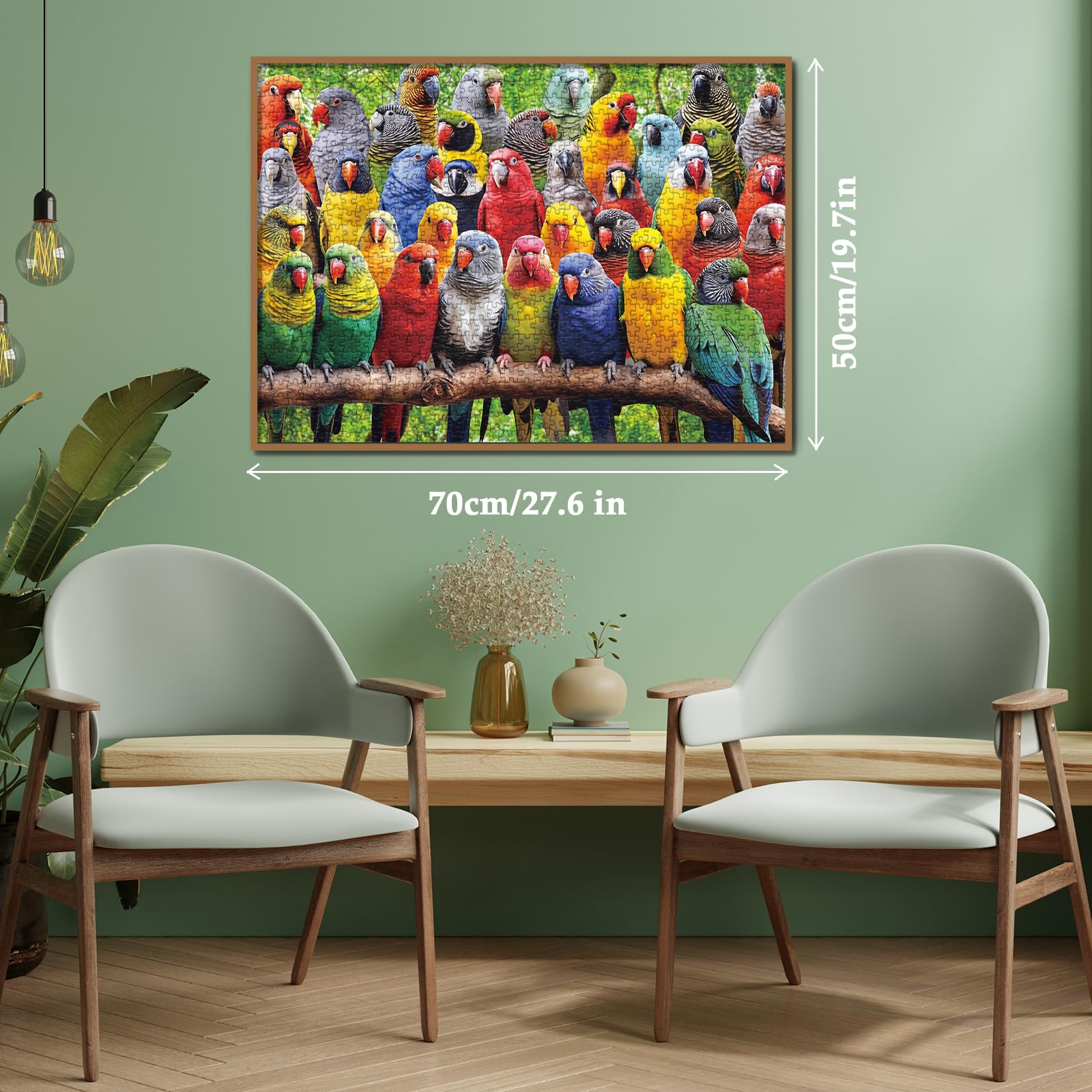 Bboldin Puzzles 1000 Piece Solve # 515 Colorful Fence Jigsaw Puzzle ...
