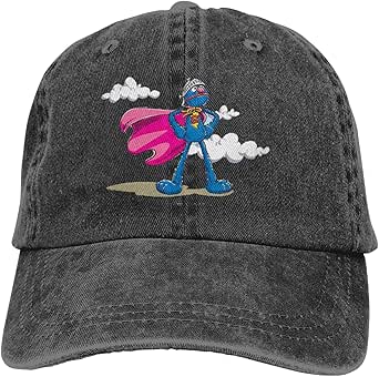 RUIHGK Super Grover Denim Cap Adjustable Casquettes Baseball Cowboy Hat ...