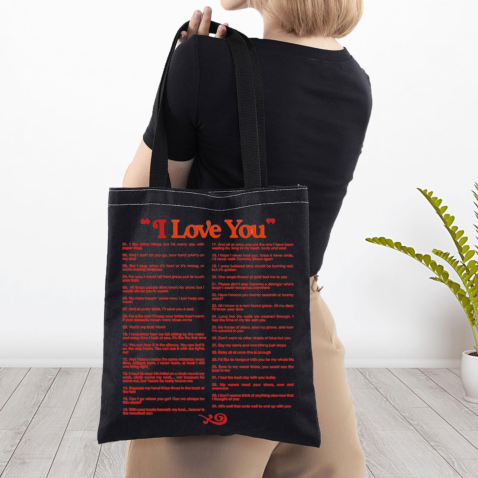 Snapklik.com : BWWKTOP Singer Album Canvas Tote Bag Singer Fans Gift ...