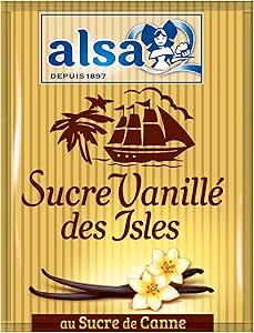 Alsa Sucre Vanillé des Isles 7 Sachets 53 g : Amazon.fr: Epicerie