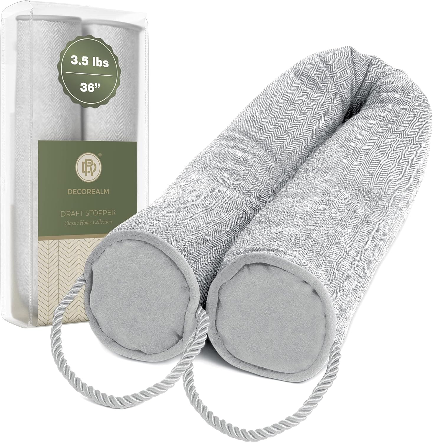 Amazon.com: DECOREALM Heavy Duty Door Draft Stopper and Blocker, Sound ...