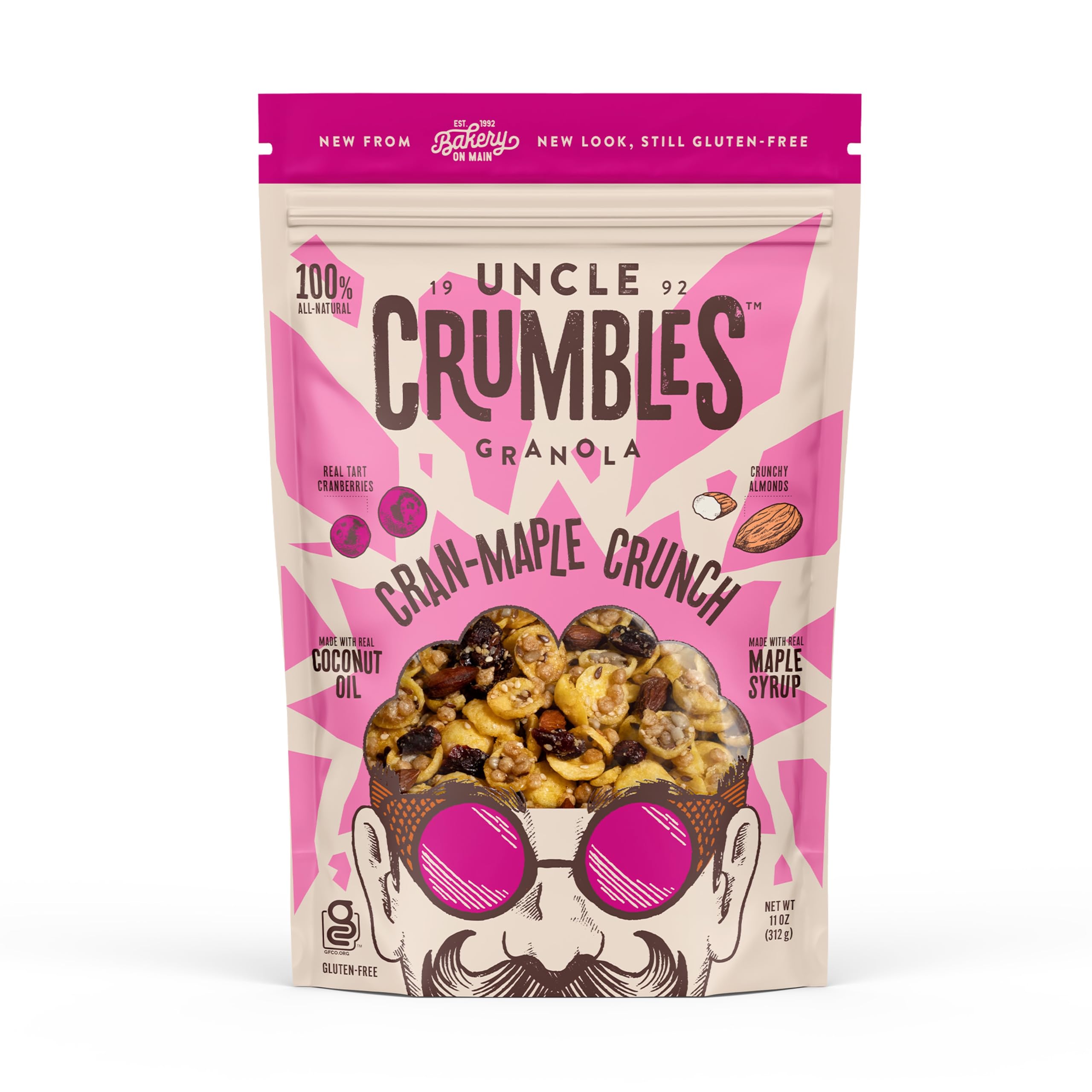 Amazon.com: Uncle Crumbles Granola, Gluten Free, Vegan, Dairy Free, Non ...