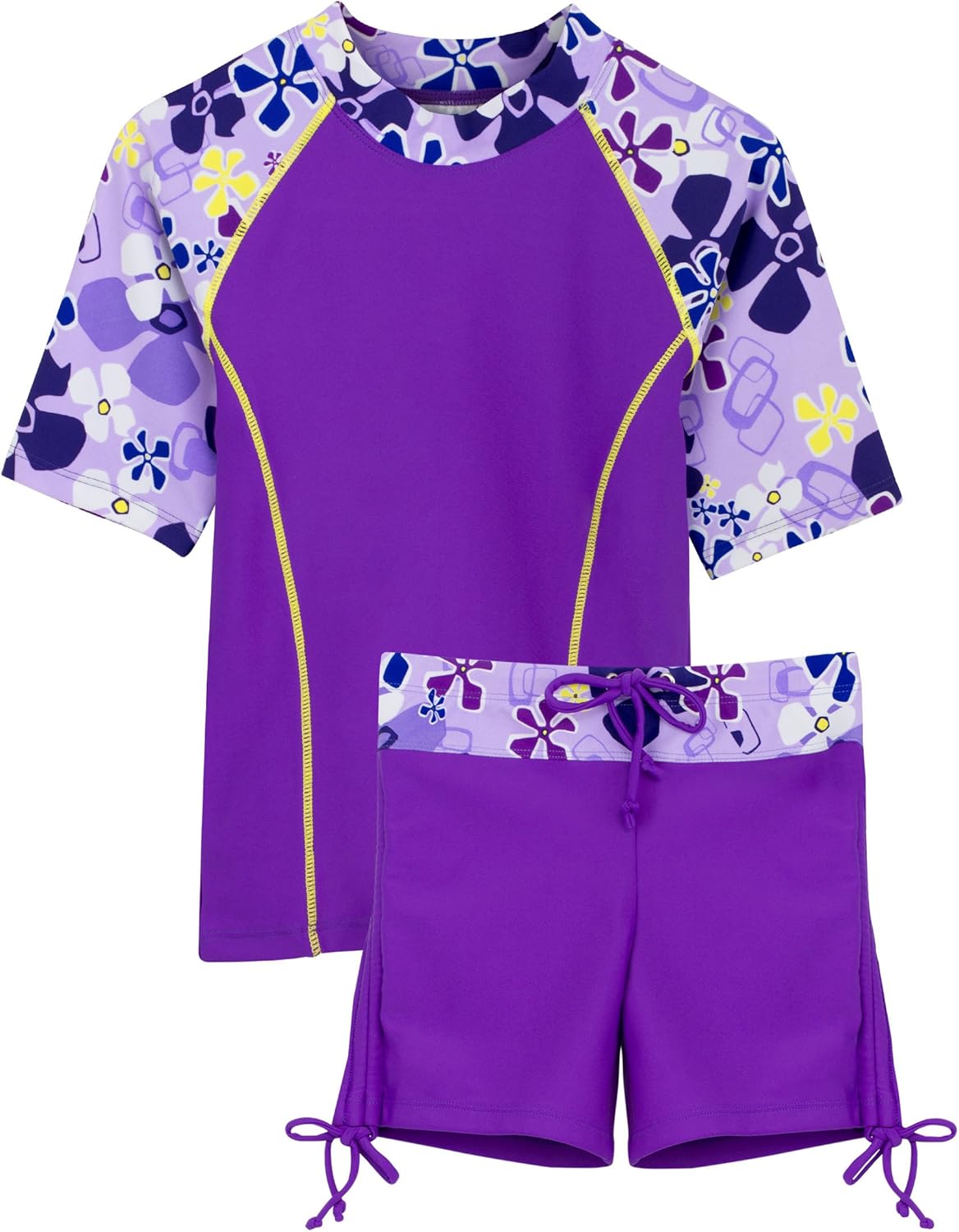 Amazon.com: Tuga Girls Surfer Girl 2 PC Swim Set (UPF 50+), Playtime ...