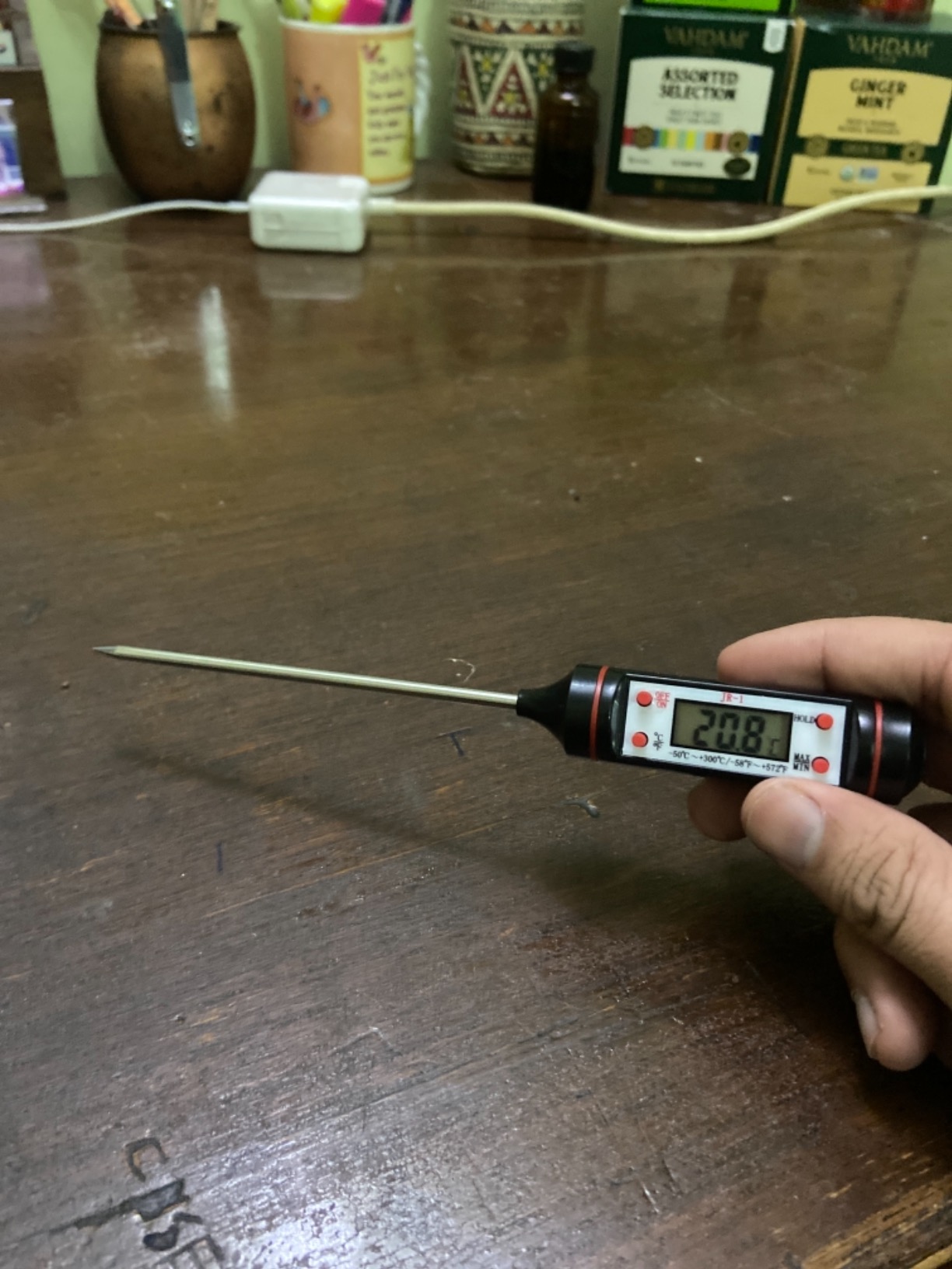 Sakrai Digital LCD Cooking Food Temperature Thermometer for Milk, Oil ...