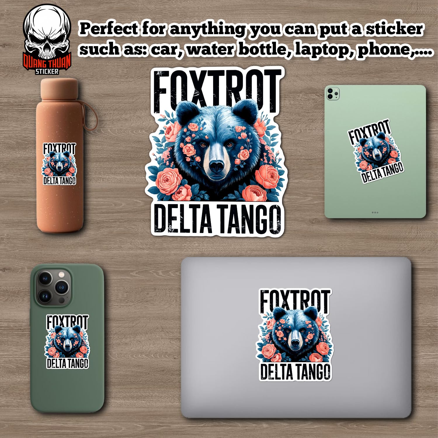 Bumper Sticker FDT Foxtrot Delta Tango Sticker - Waterproof Vinyl Decal ...