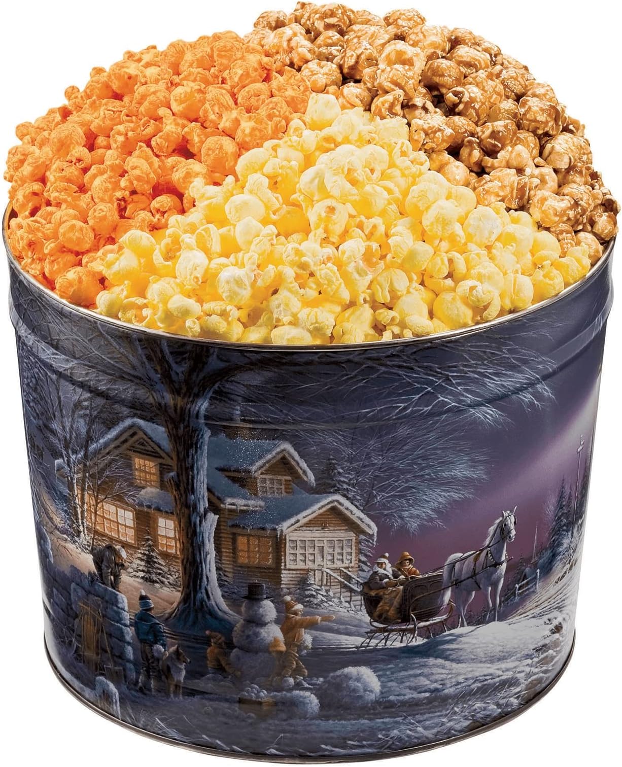 Amazon.com: The Wisconsin Cheeseman Popcorn Trio Tin - Featuring ...